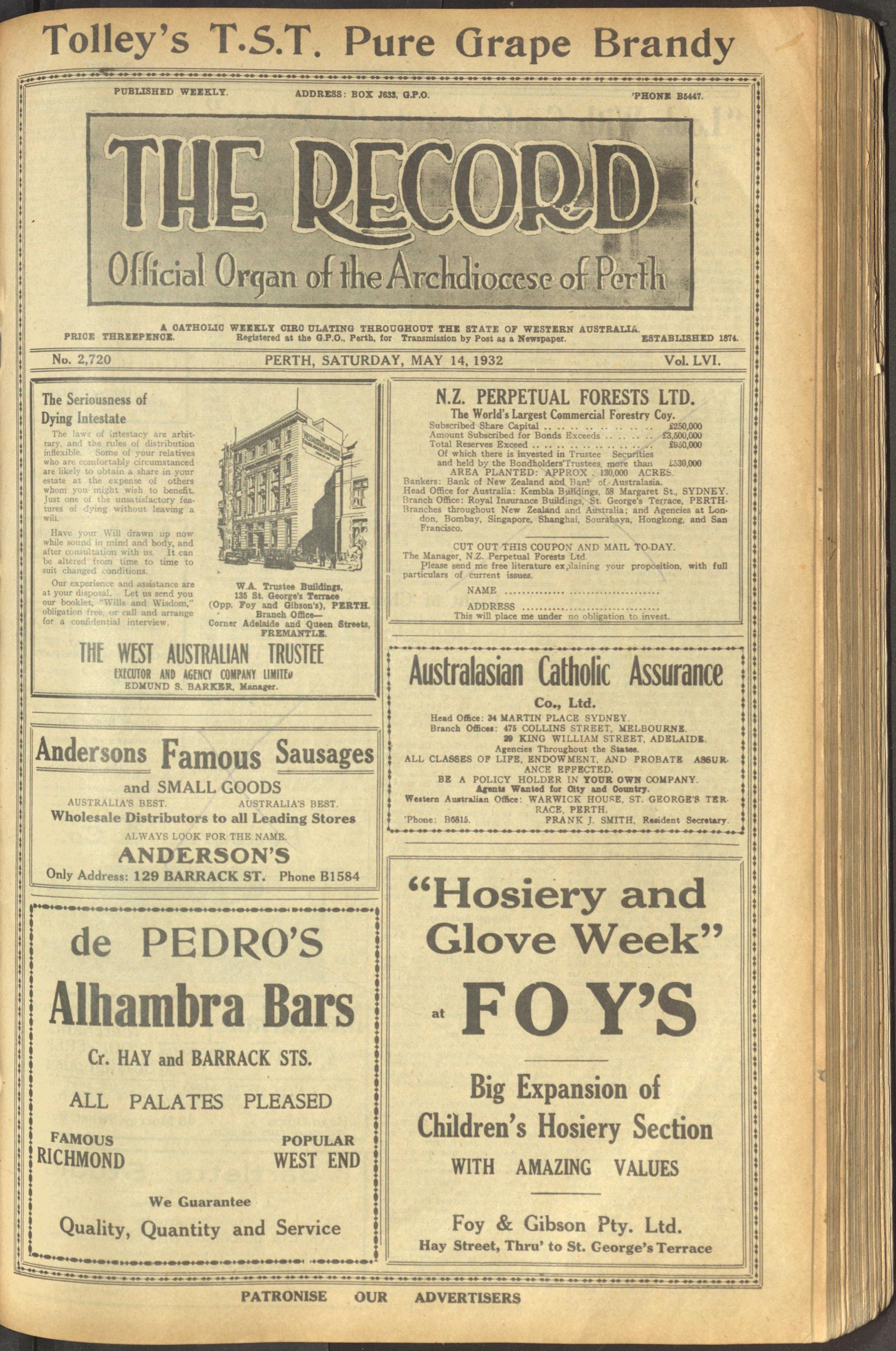 The Record Newspaper 14 May 1932 by The Record - Issuu