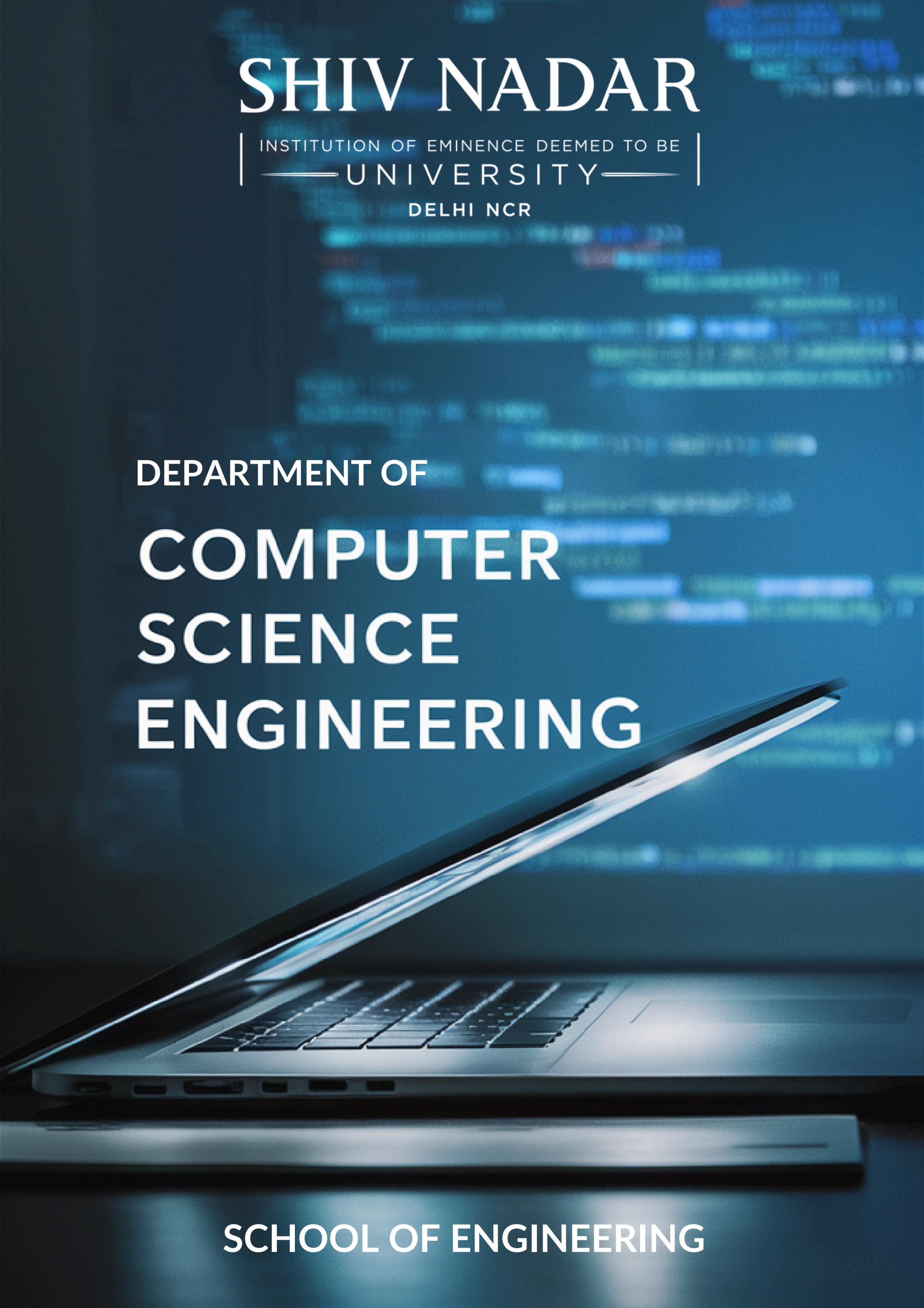 Department of Computer Science and Engineering by Shiv Nadar University ...