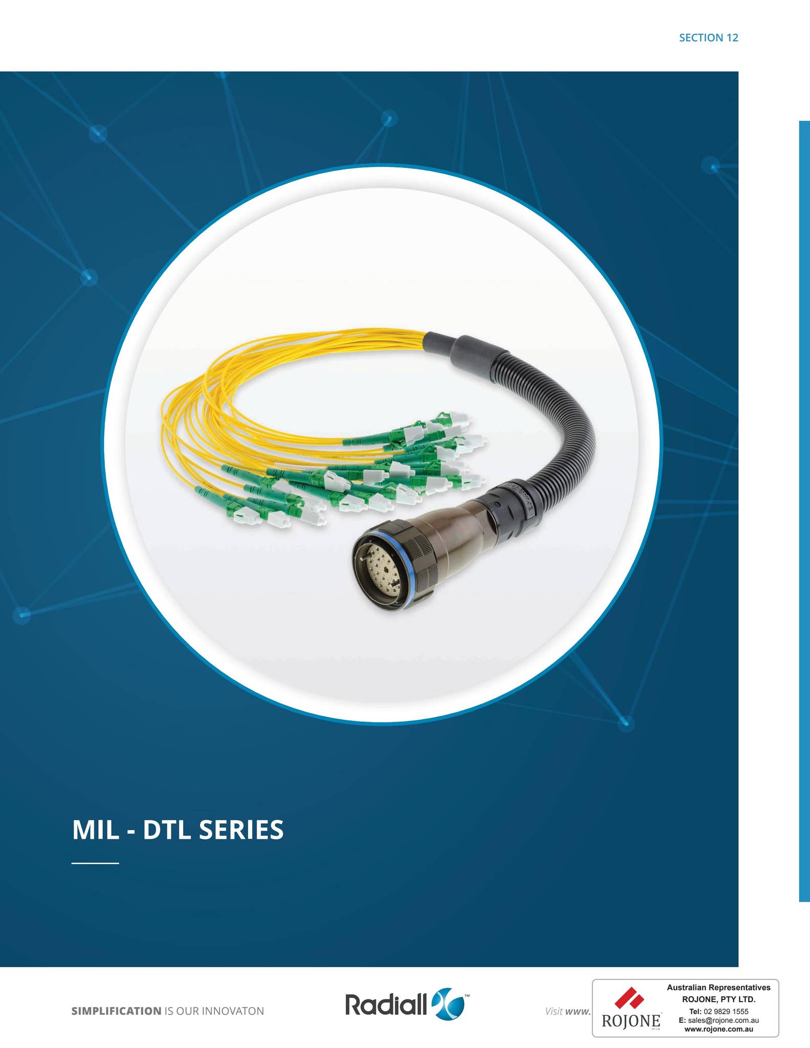 Radiall MIL-DTL 38999 Series Catalogue by Rojone Pty Ltd - Issuu