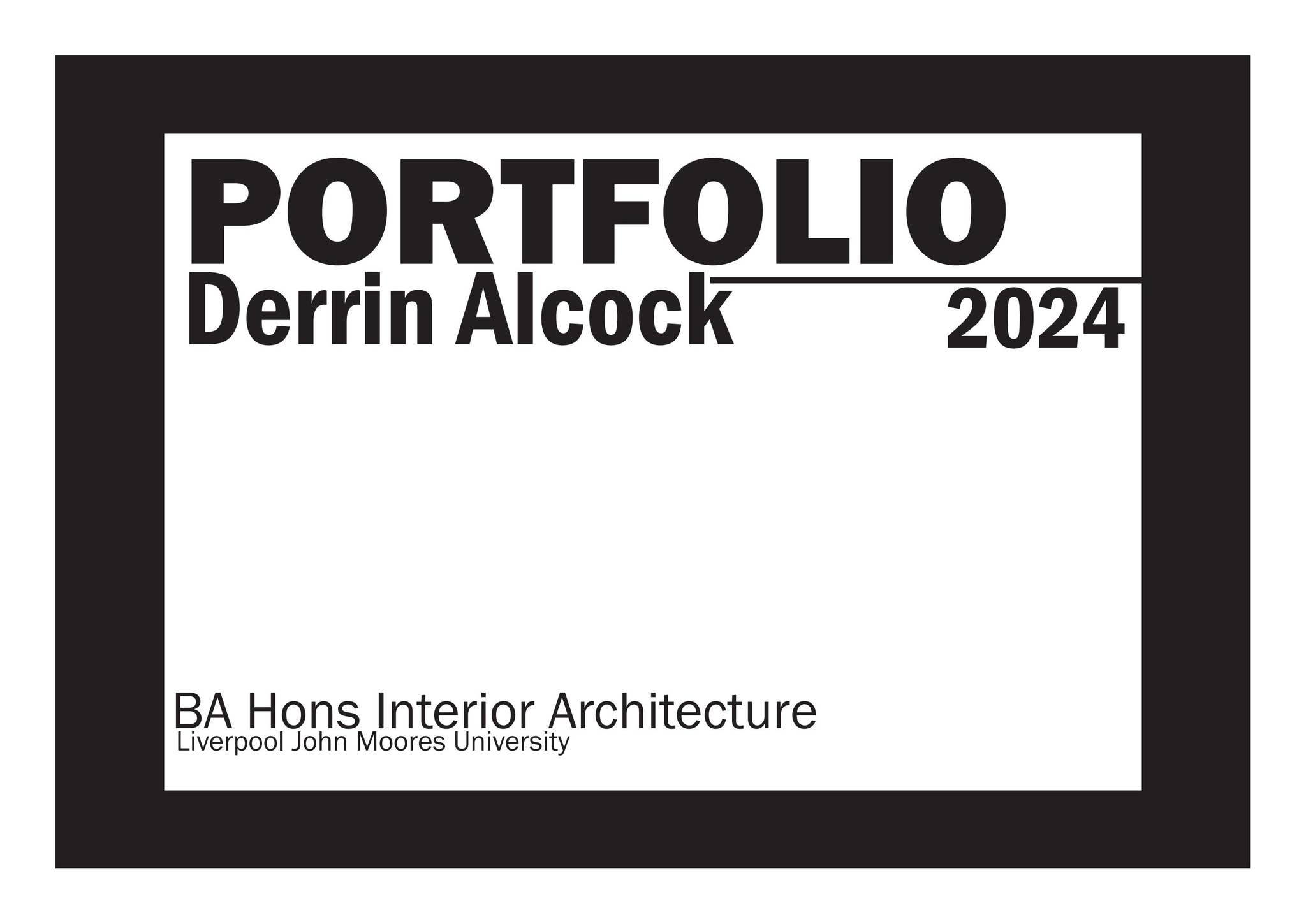 Alcock, Derrin by Architecture@LJMU - Issuu