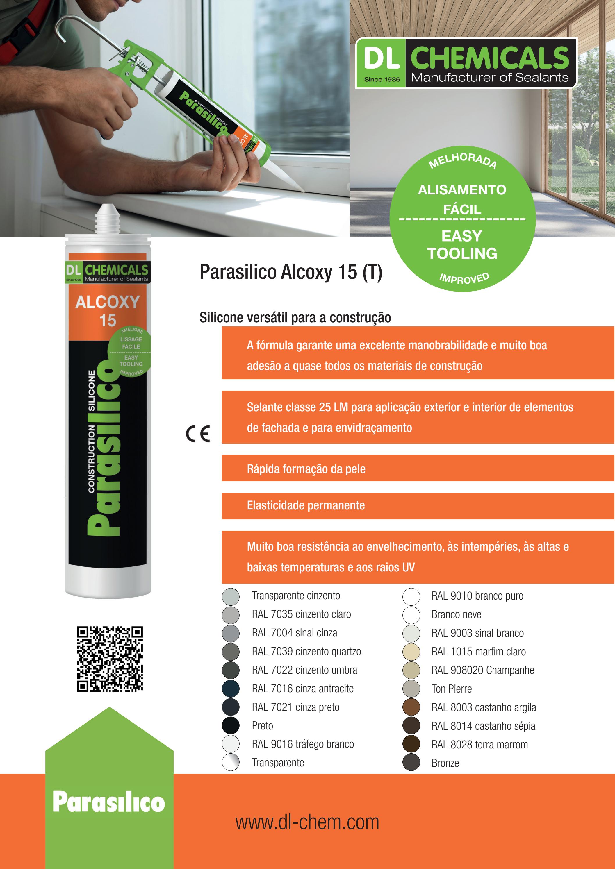 Parasilico Alcoxy 15 (T) - Silicone versátil para a construção by DL ...