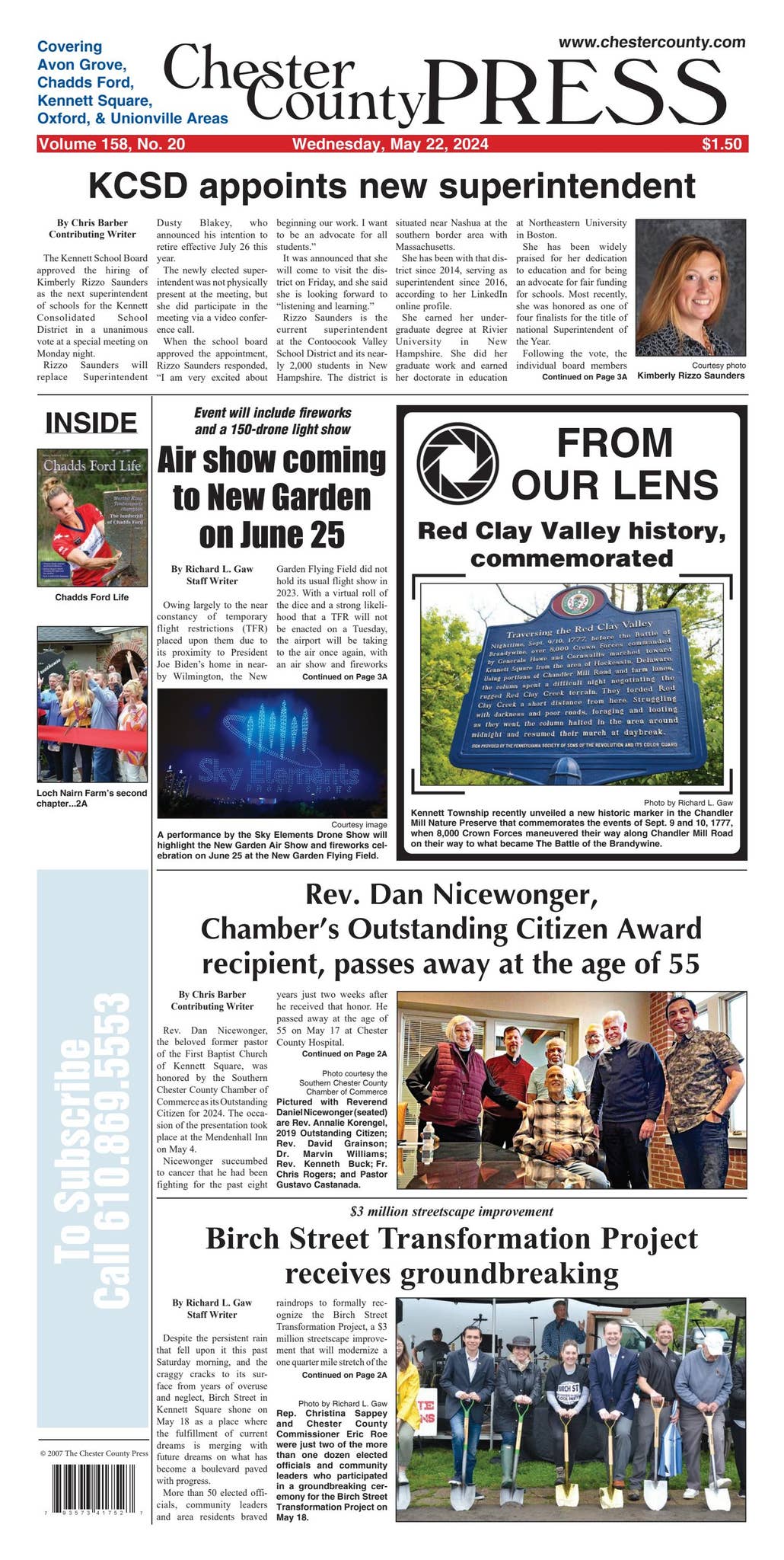 Chester County Press 05-22-2024 Edition by Ad Pro Inc. - Issuu
