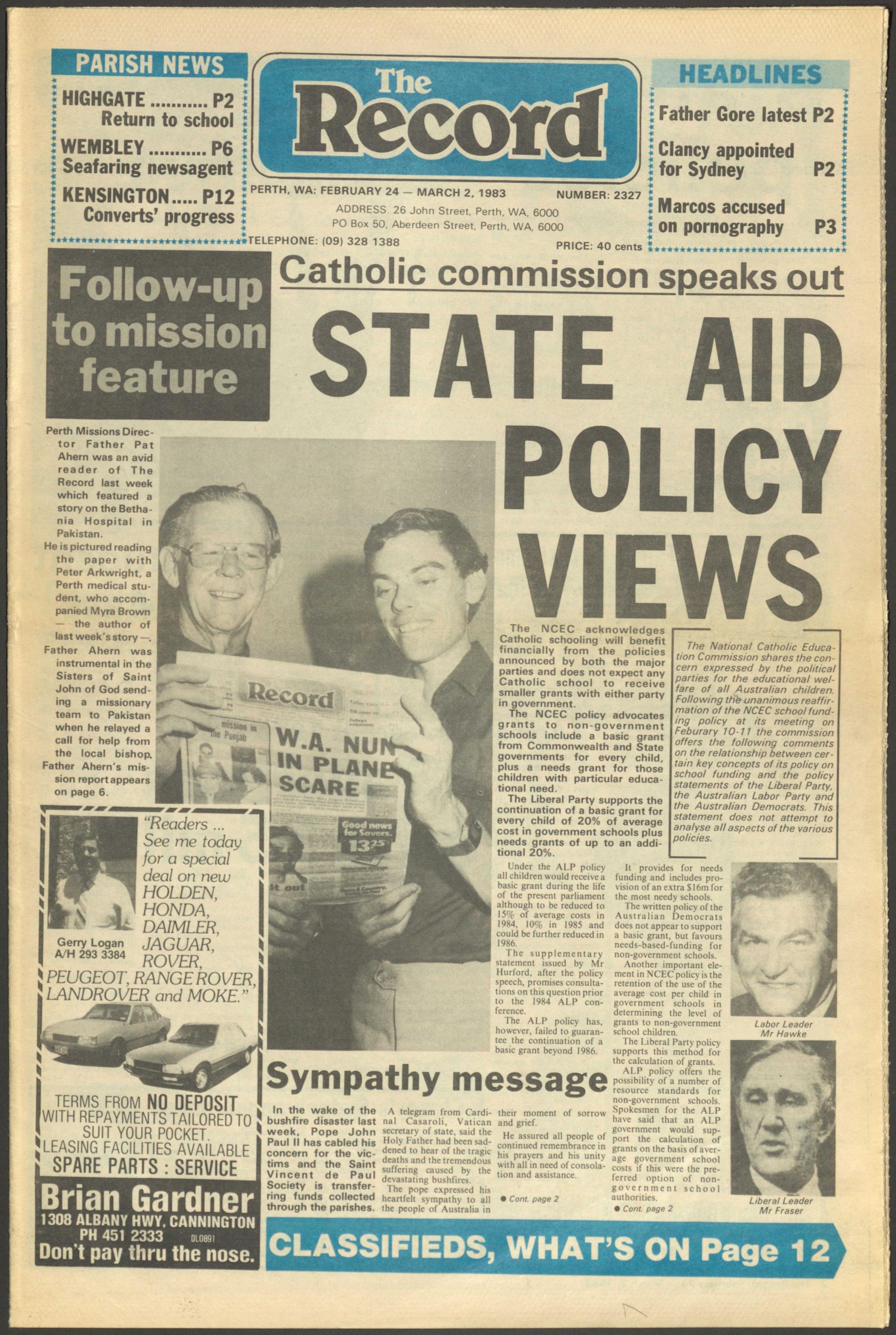 The Record Newspaper 24 February 1983 by The Record - Issuu