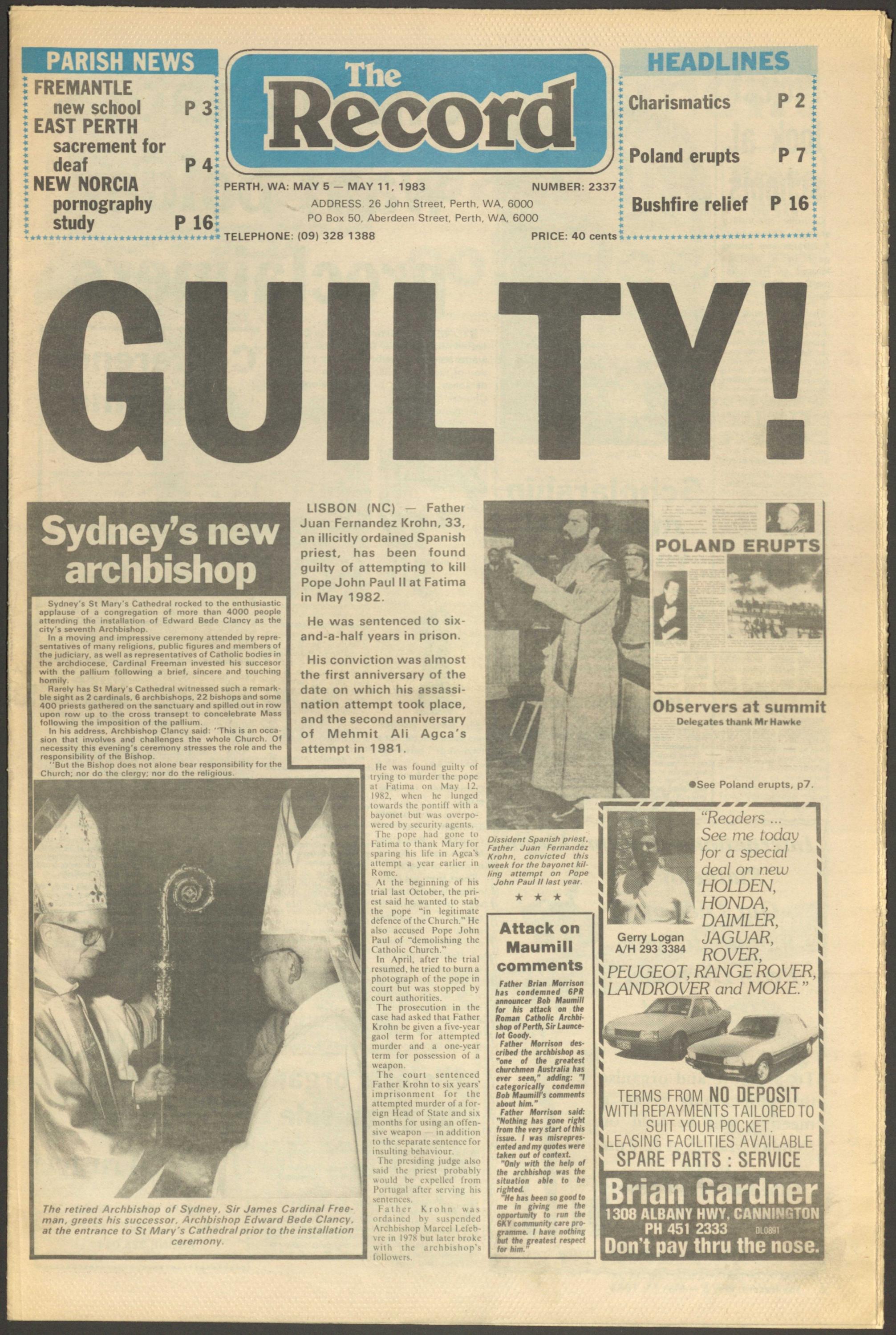 The Record Newspaper 05 May 1983 by The Record - Issuu