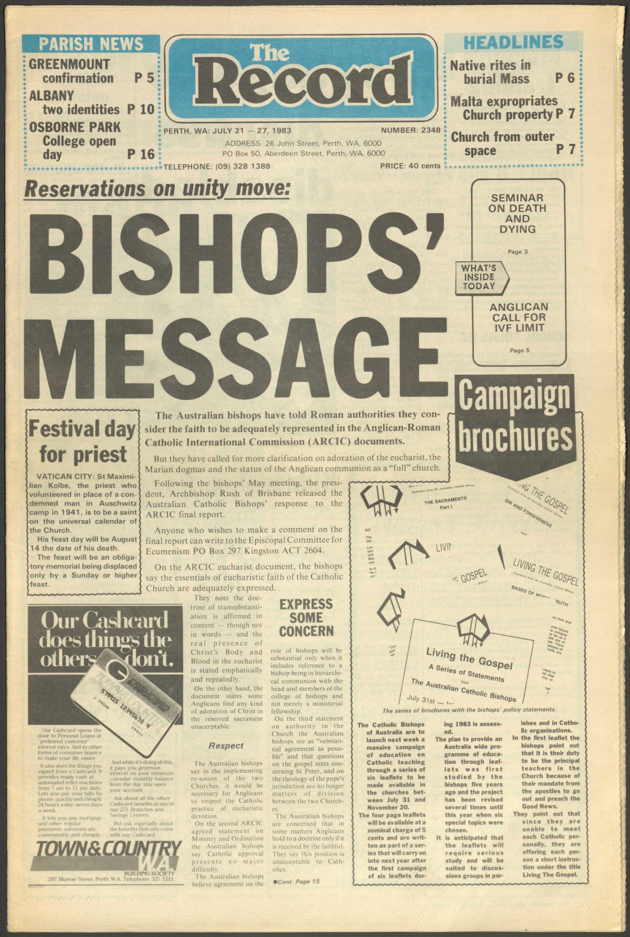 The Record Newspaper 21 July 1983 by The Record - Issuu