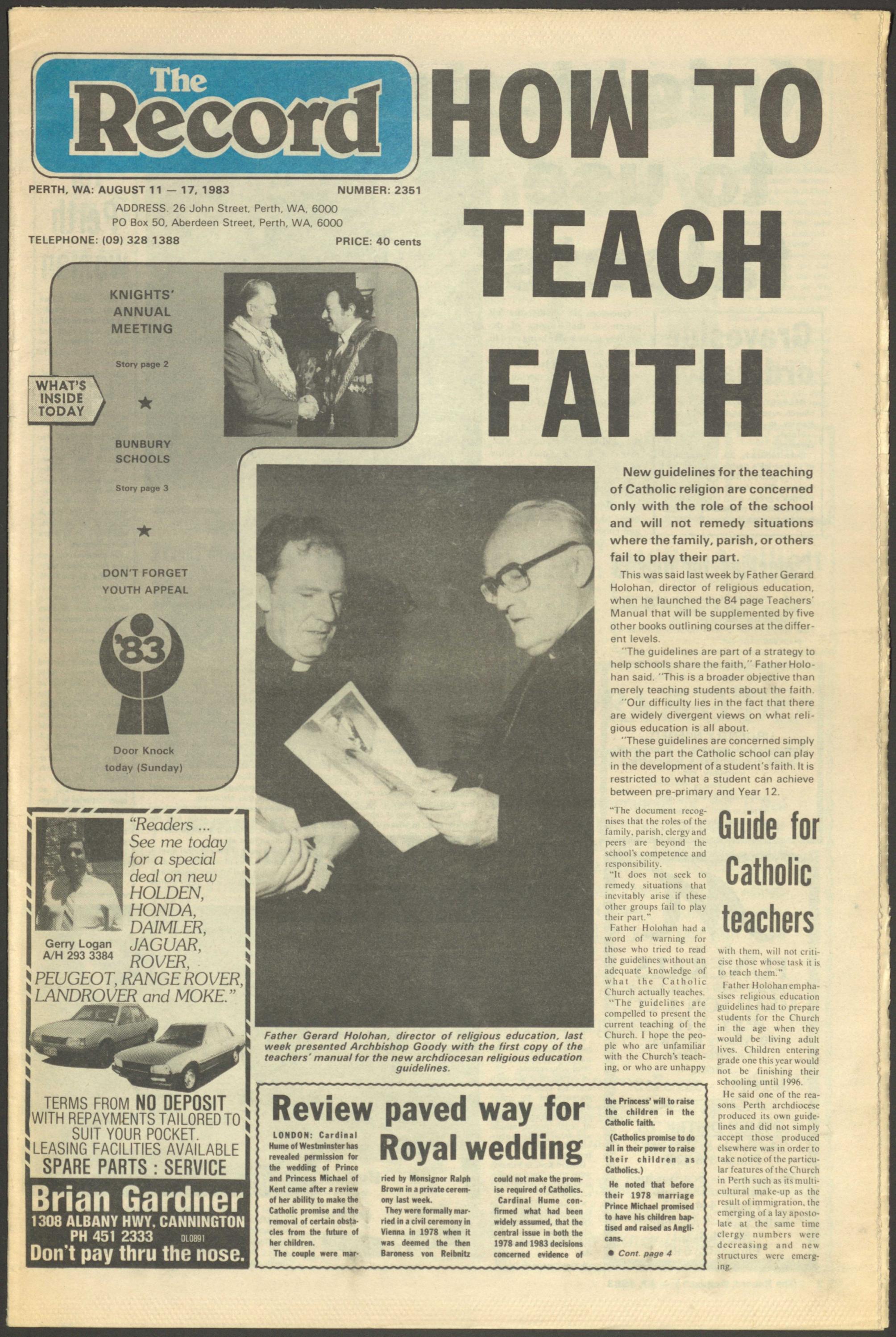 The Record Newspaper 11 August 1983 by The Record - Issuu