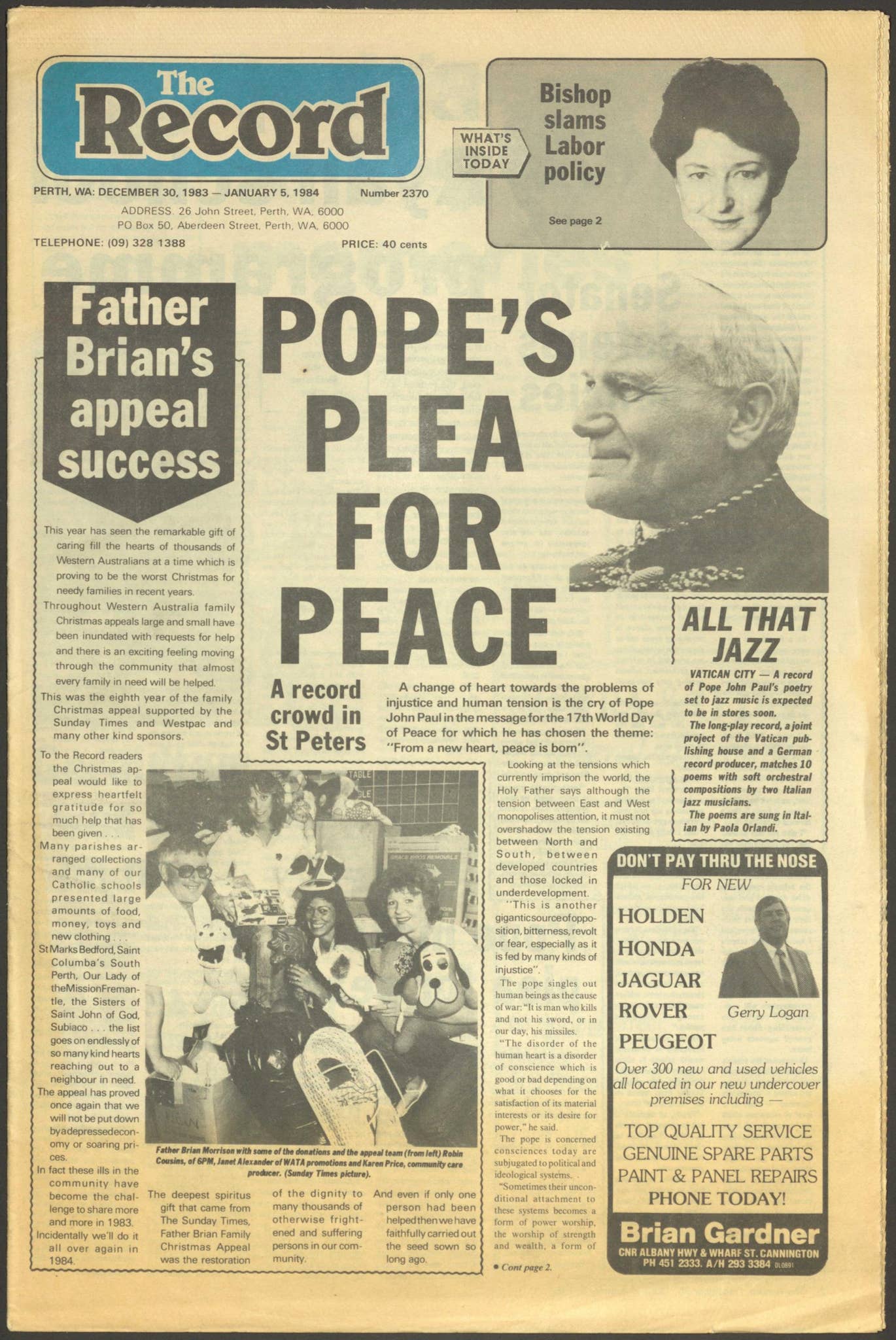 The Record Newspaper 30 December 1983 by The Record - Issuu