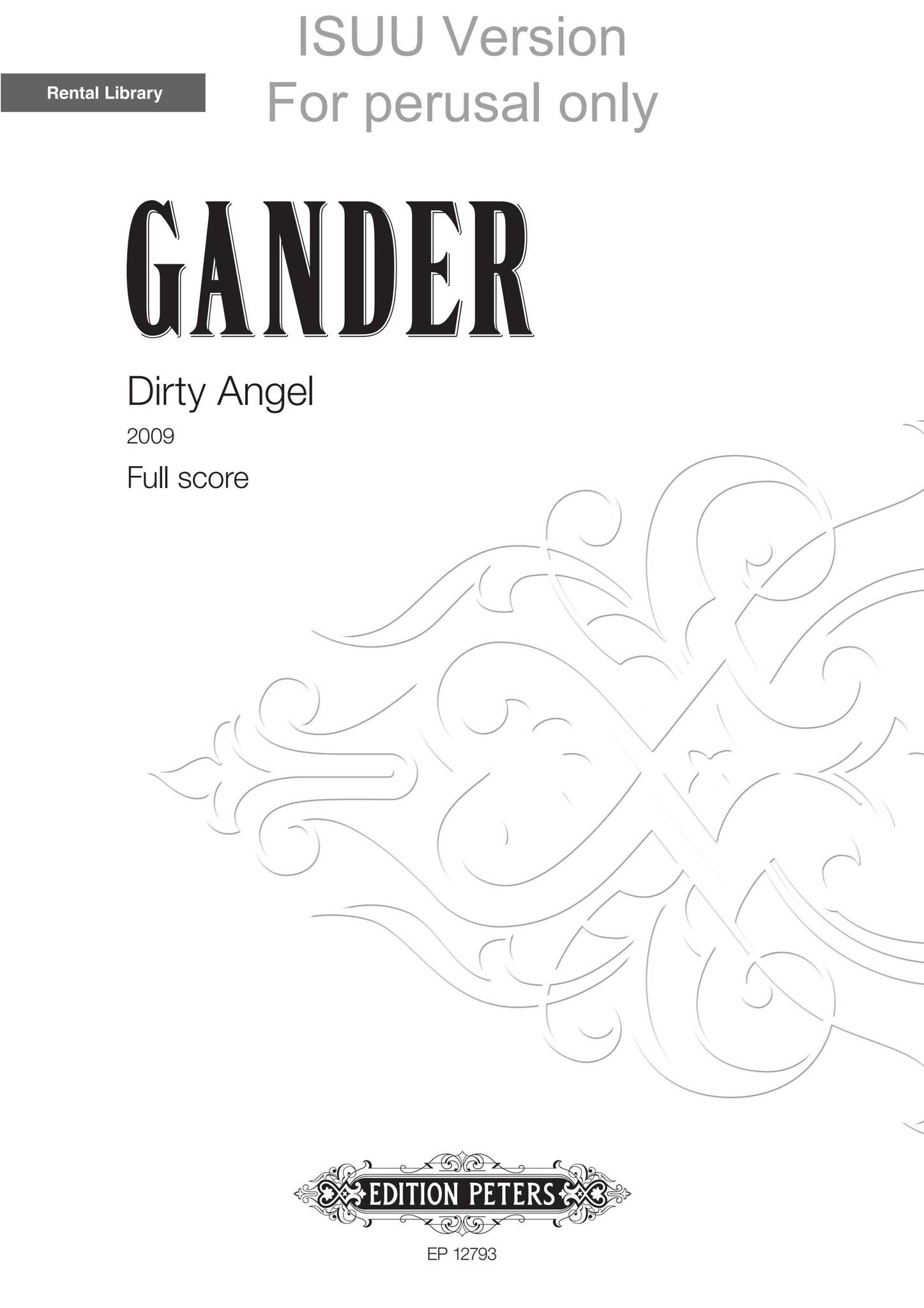 Bernhard Gander_Dirty Angel_EP12793_Score_ISUU Version - For perusal ...