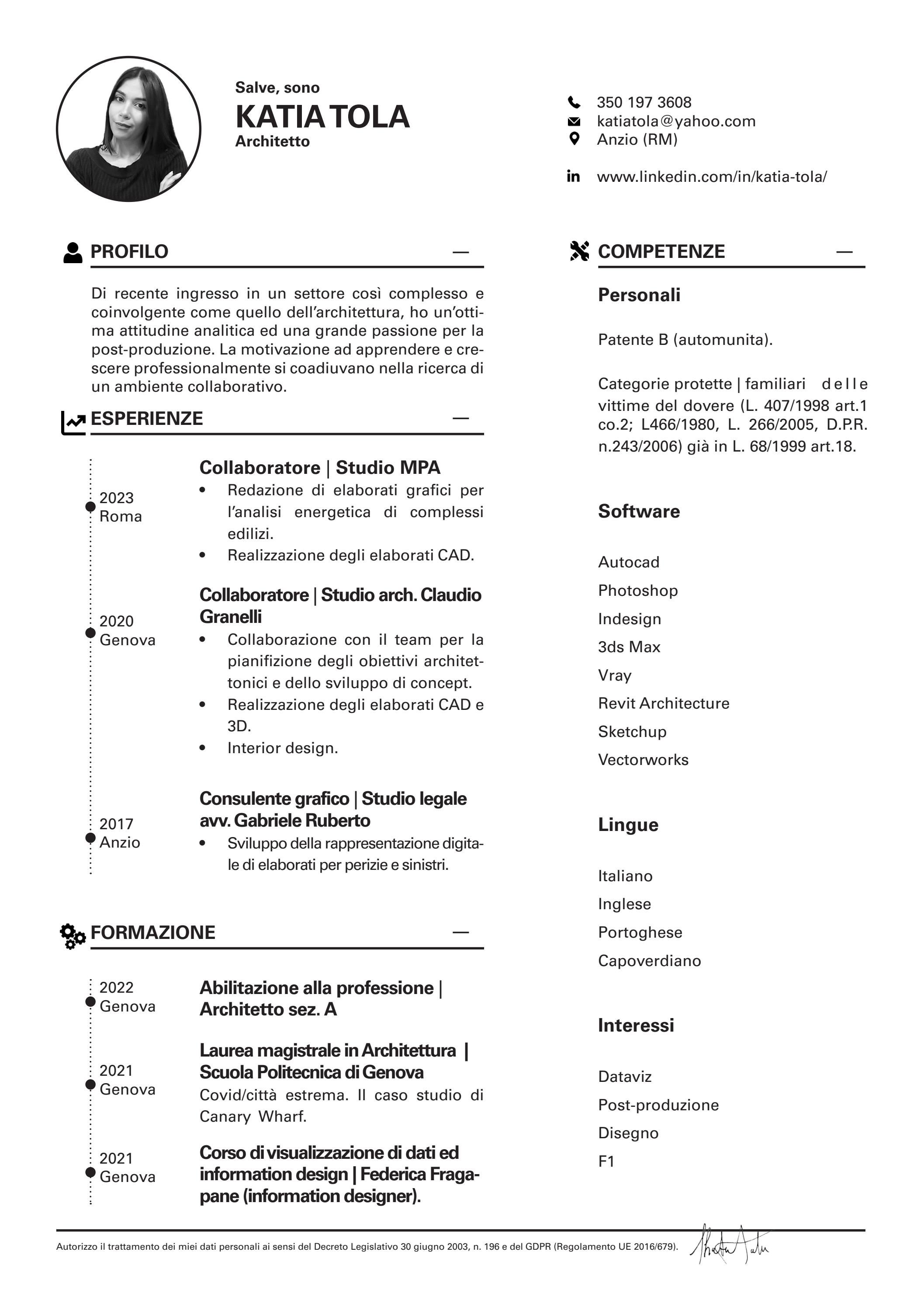 Cv Katia Tola 2024 by Katia Tola - Issuu