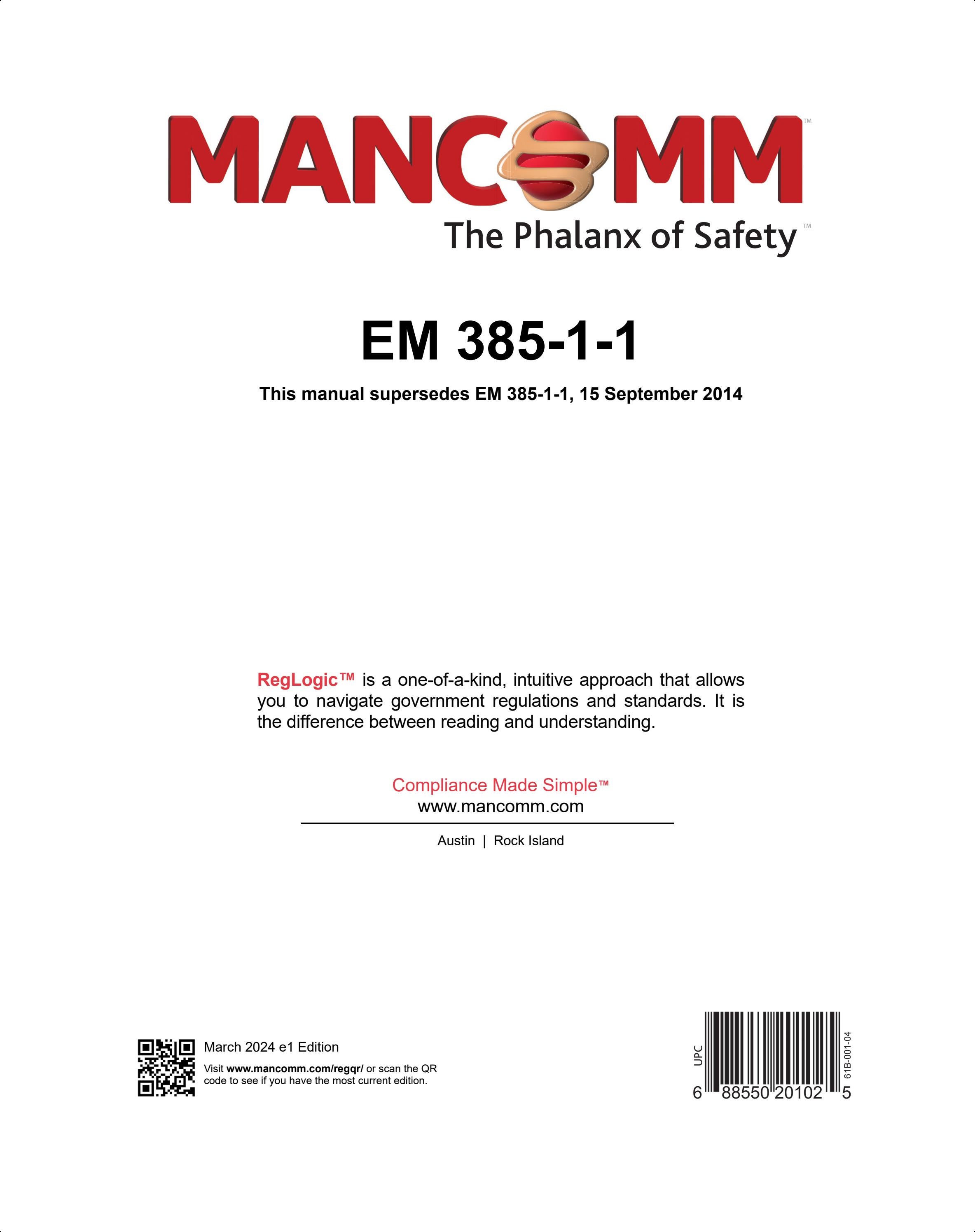 EM 385-1-1 with RegLogic by mancomminc - Issuu