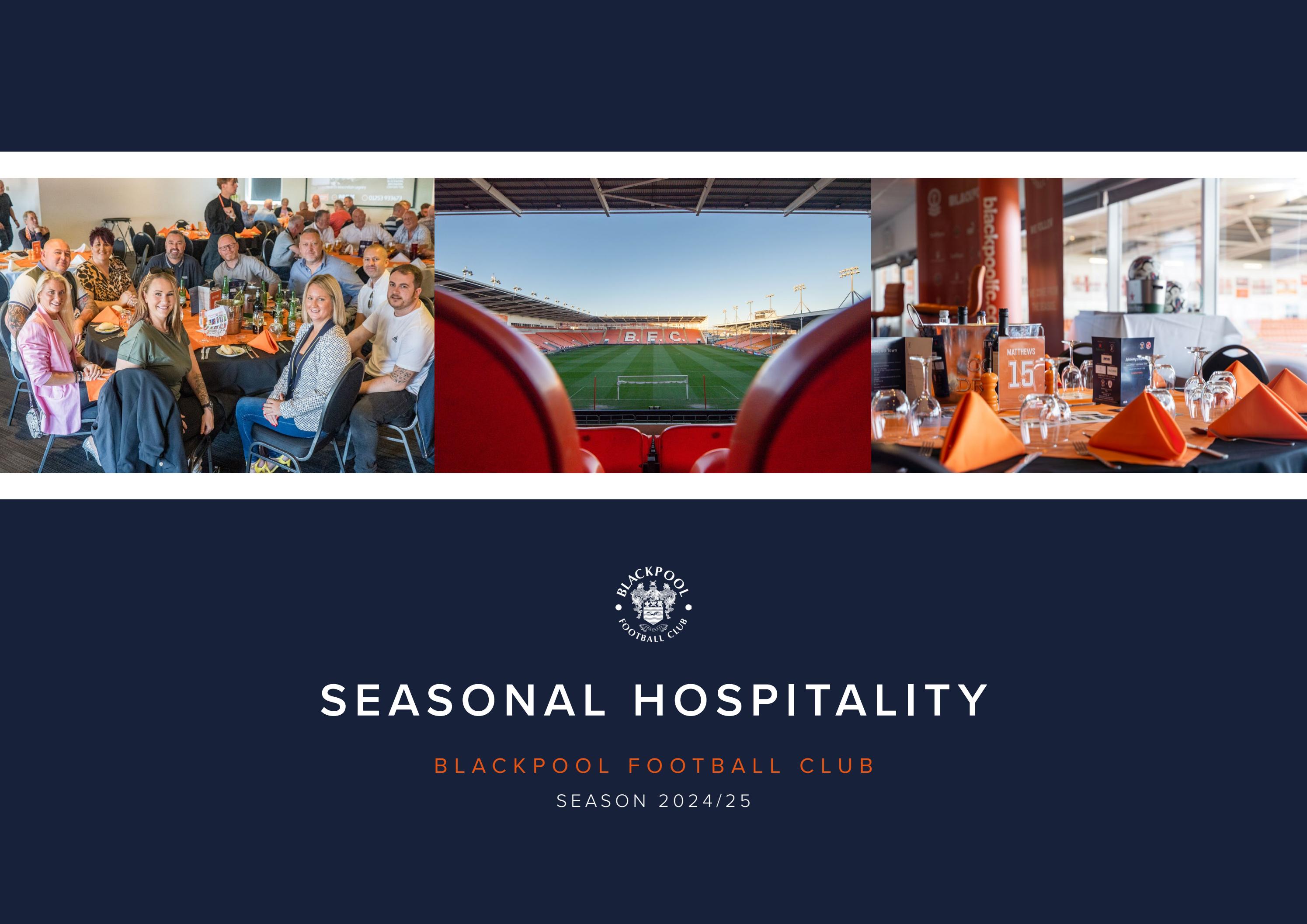Blackpool FC | Seasonal Hospitality 2024/25 by blackpoolfc - Issuu