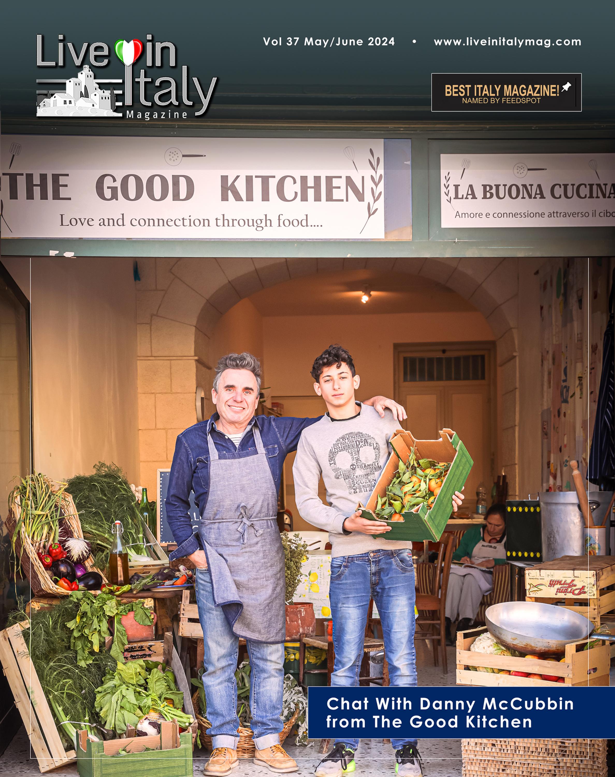 Live in Italy Magazine, Vol. 37 | May/June 2024: Danny McCubbin of The ...