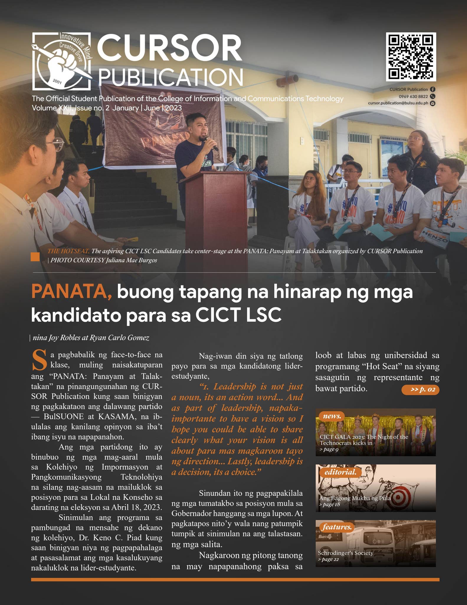 CURSOR Publication Vol. XXII, Issue no. 2 by CURSOR_Publication - Issuu