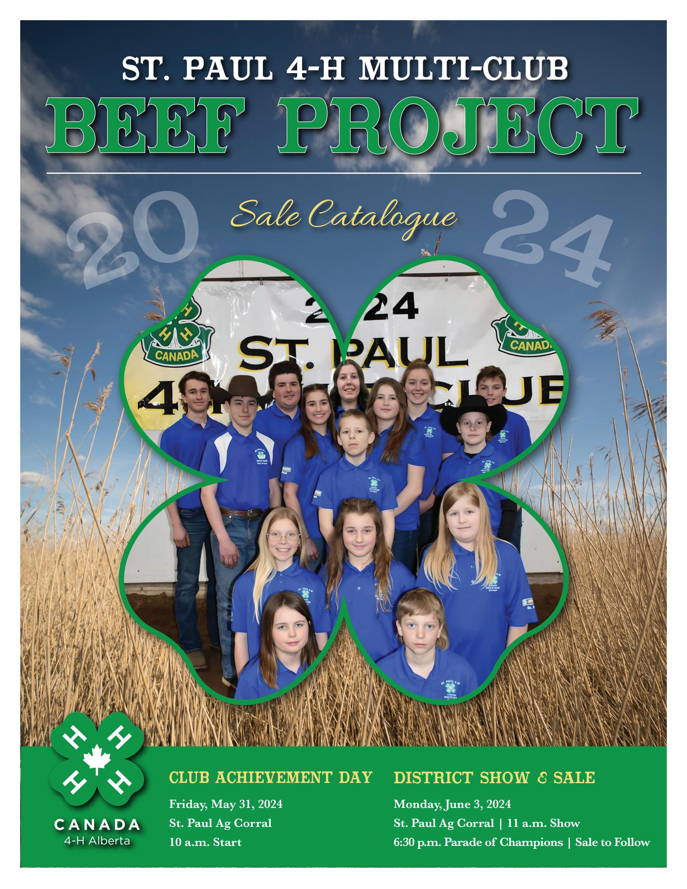 St. Paul 4-H Beef Project 2024 by gclavoie - Issuu