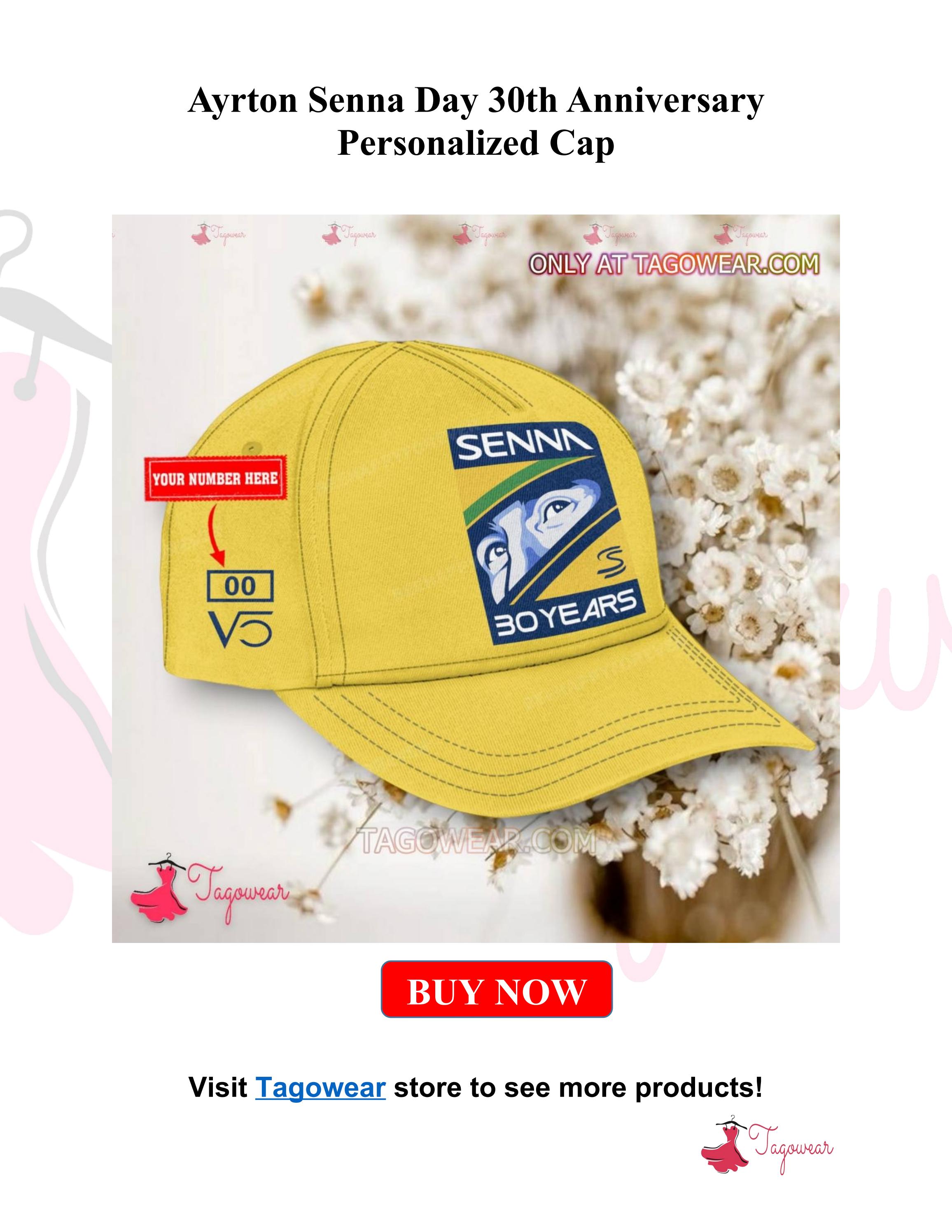Ayrton Senna Day 30th Anniversary Personalized Cap by deanshop - Issuu