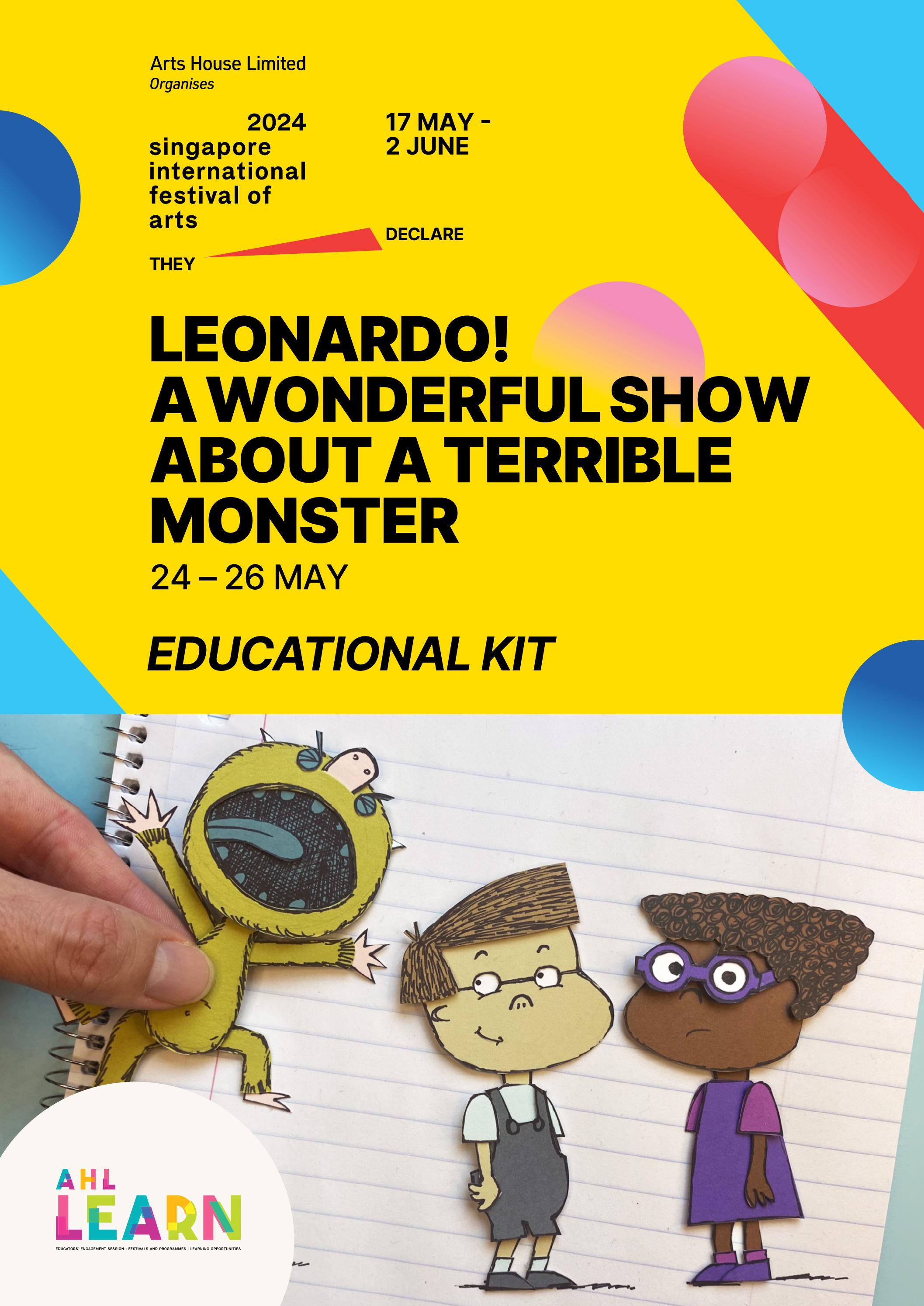 Educational Kit: Leonardo! A Wonderful Show About A Terrible Monster by ...