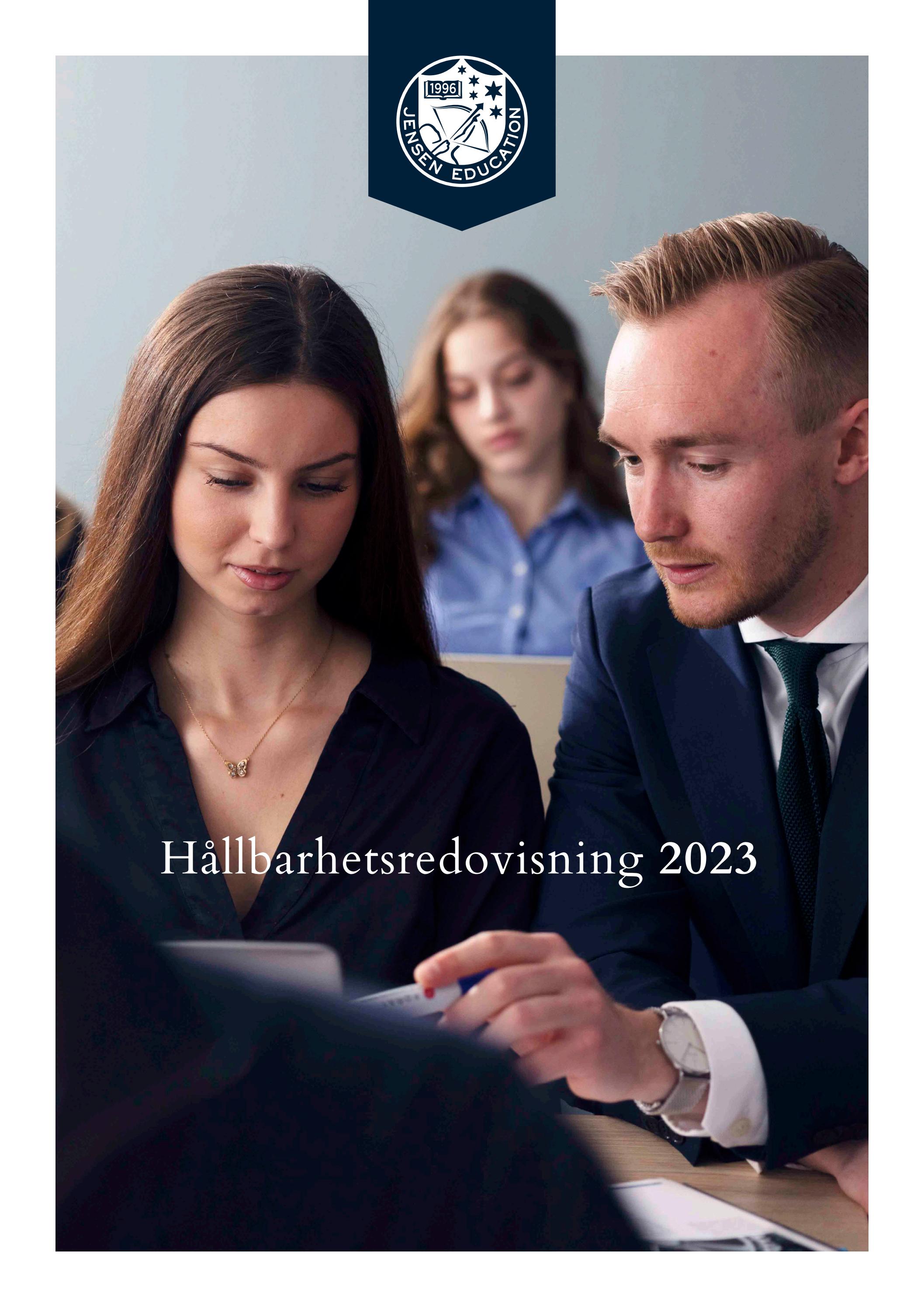 Hållbarhetsredovisning 2023 by Jensen Education - Issuu