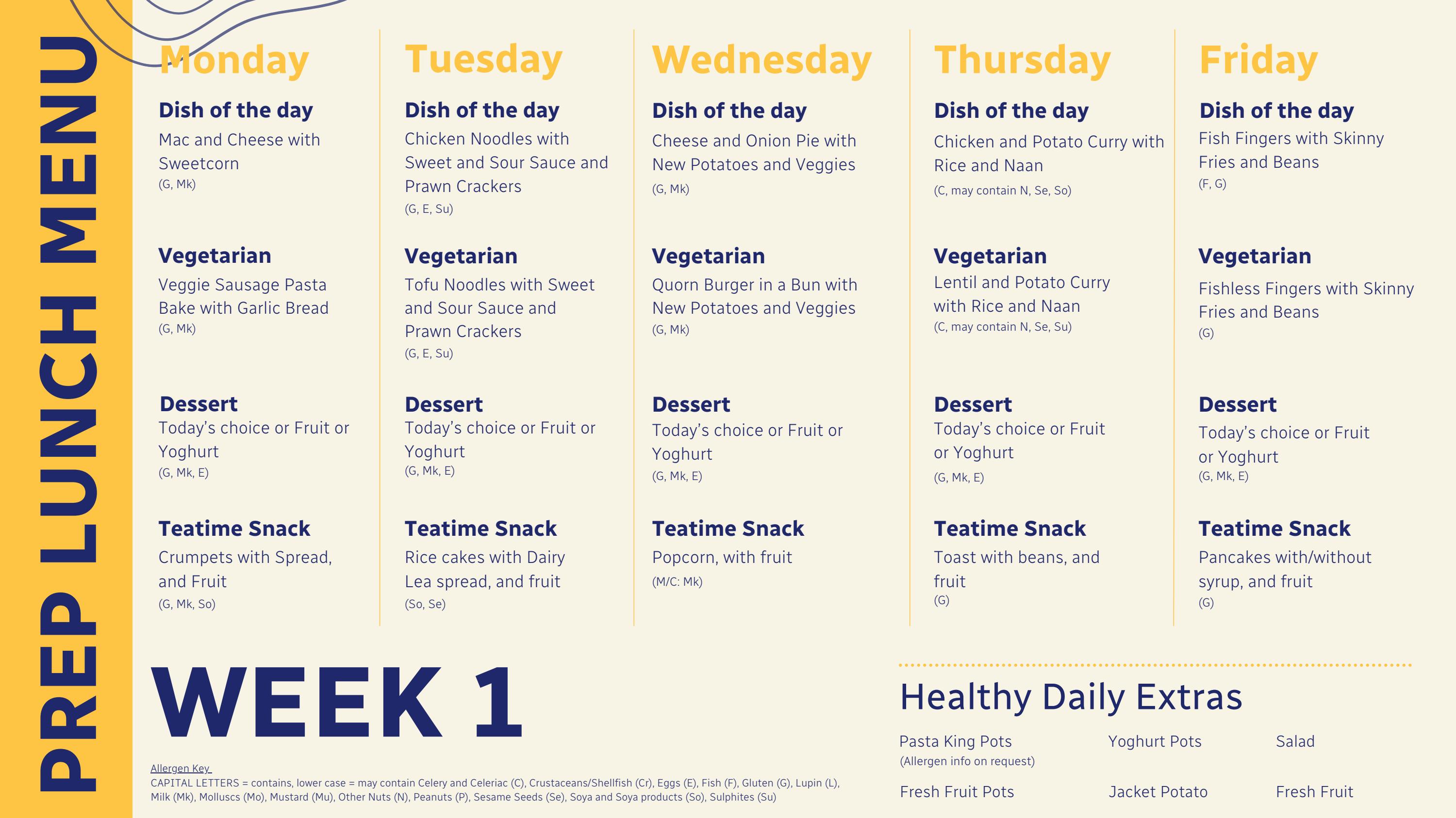 HGS Prep School Lunch Menu by Hulme Grammar School - Issuu