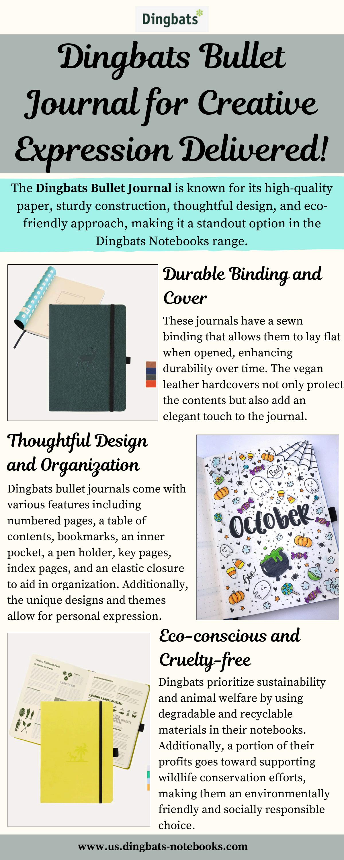 Dingbats Bullet Journal for Creative Expression Delivered! by us ...