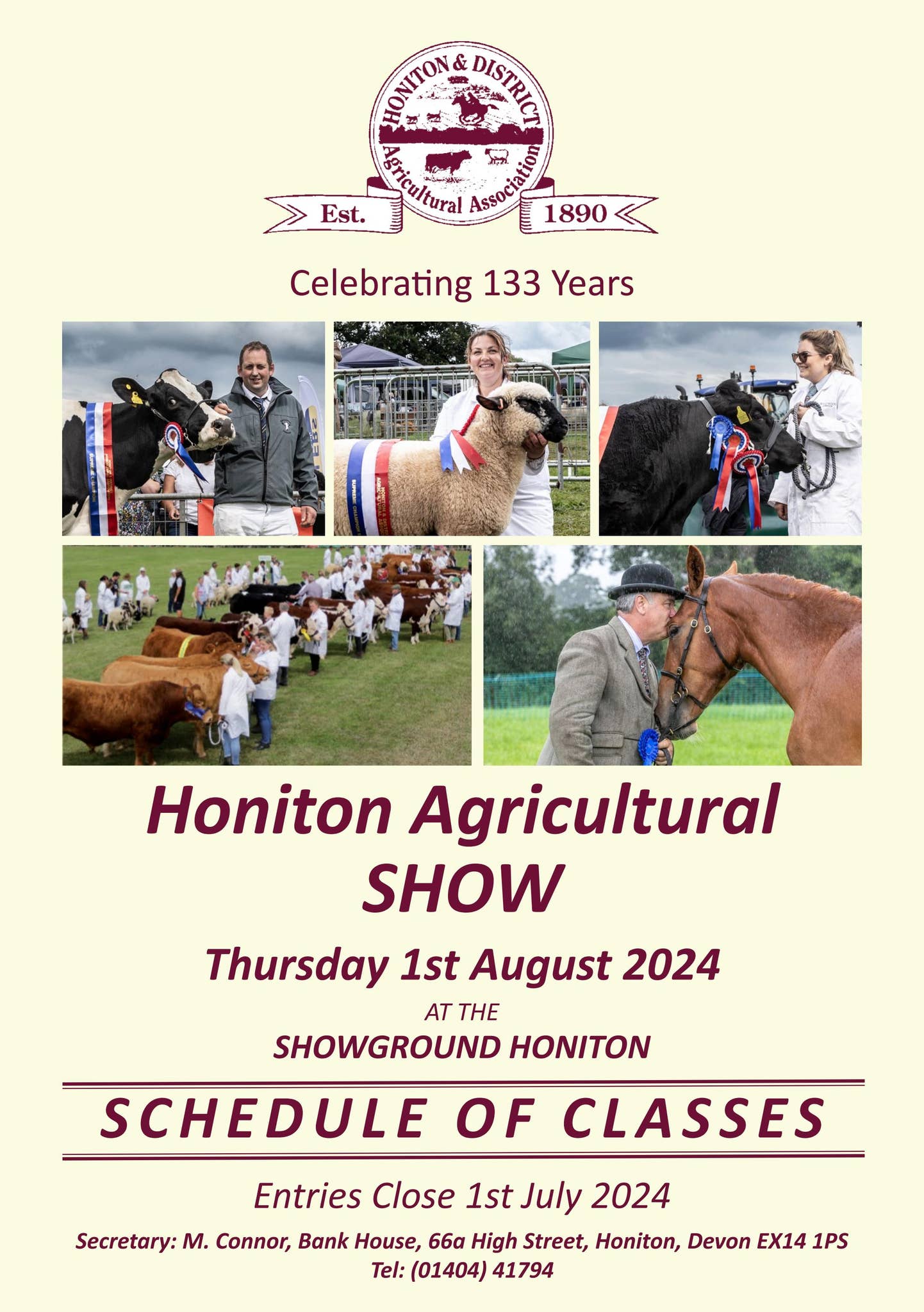 Honiton Show Schedule 2024 by GWPublishingLtd - Issuu