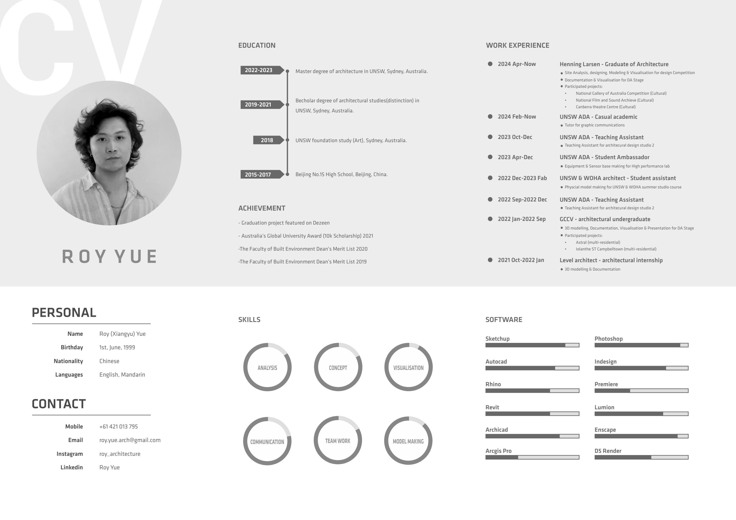 CV - Roy Yue by Roy_Yue - Issuu