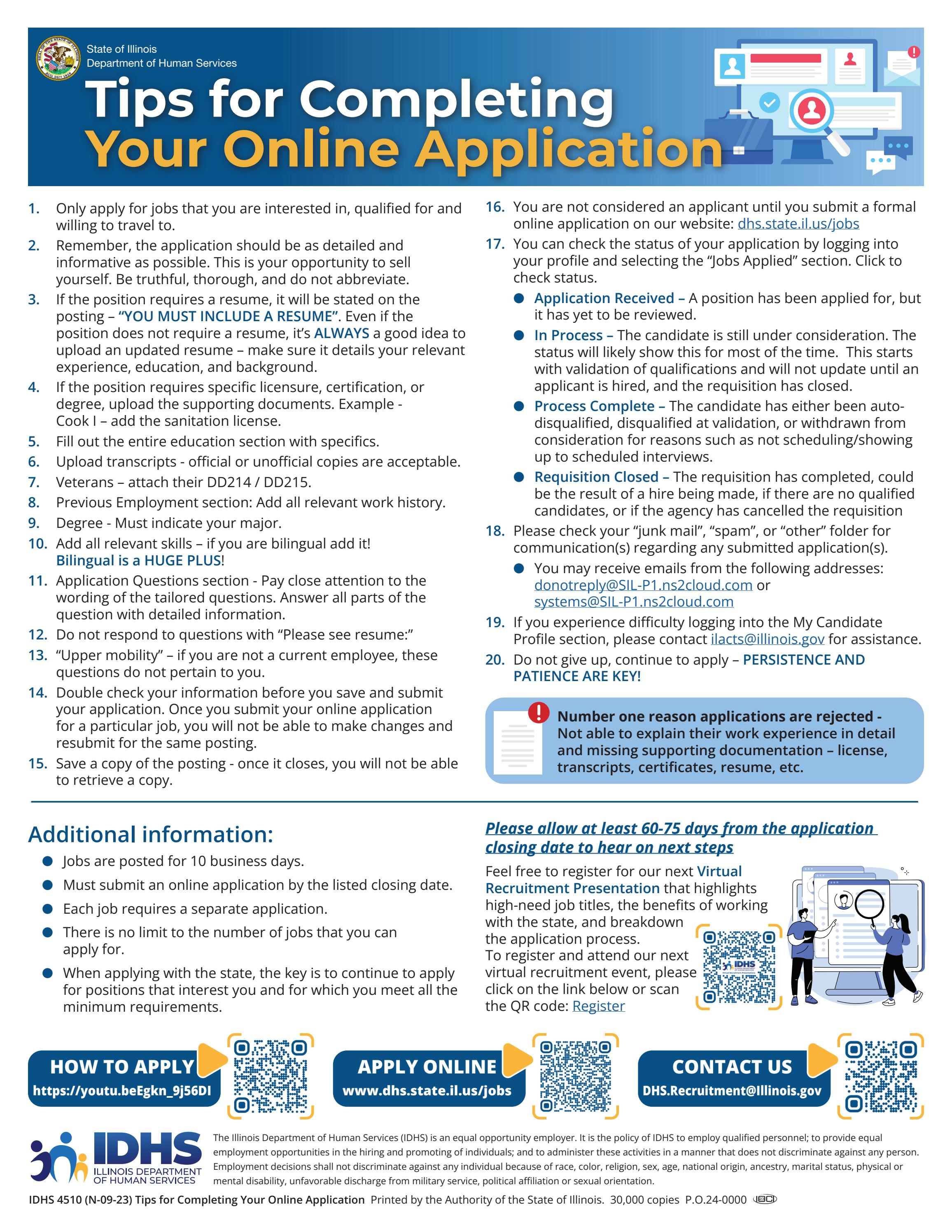Tips for Completing Your Online Application by Zhuya Yang - Bilingual ...