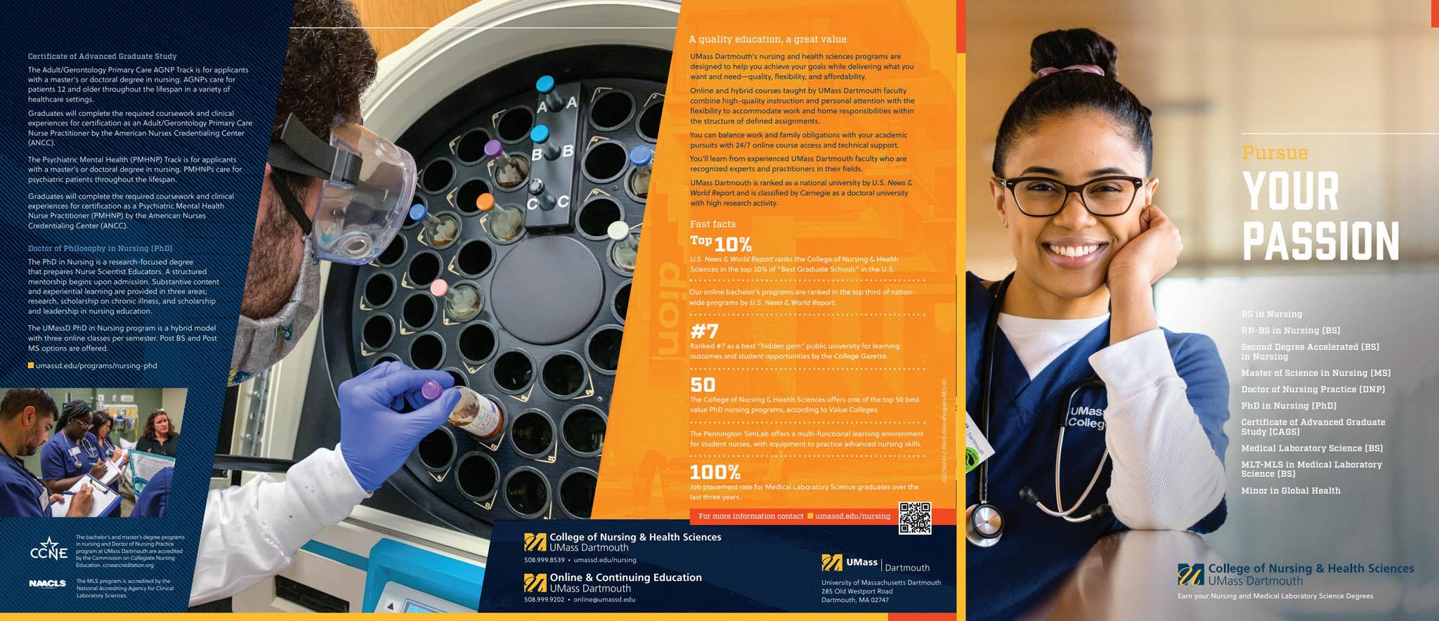 UMassD-CNHS-Online Programs Brochure by UMass Dartmouth - Issuu