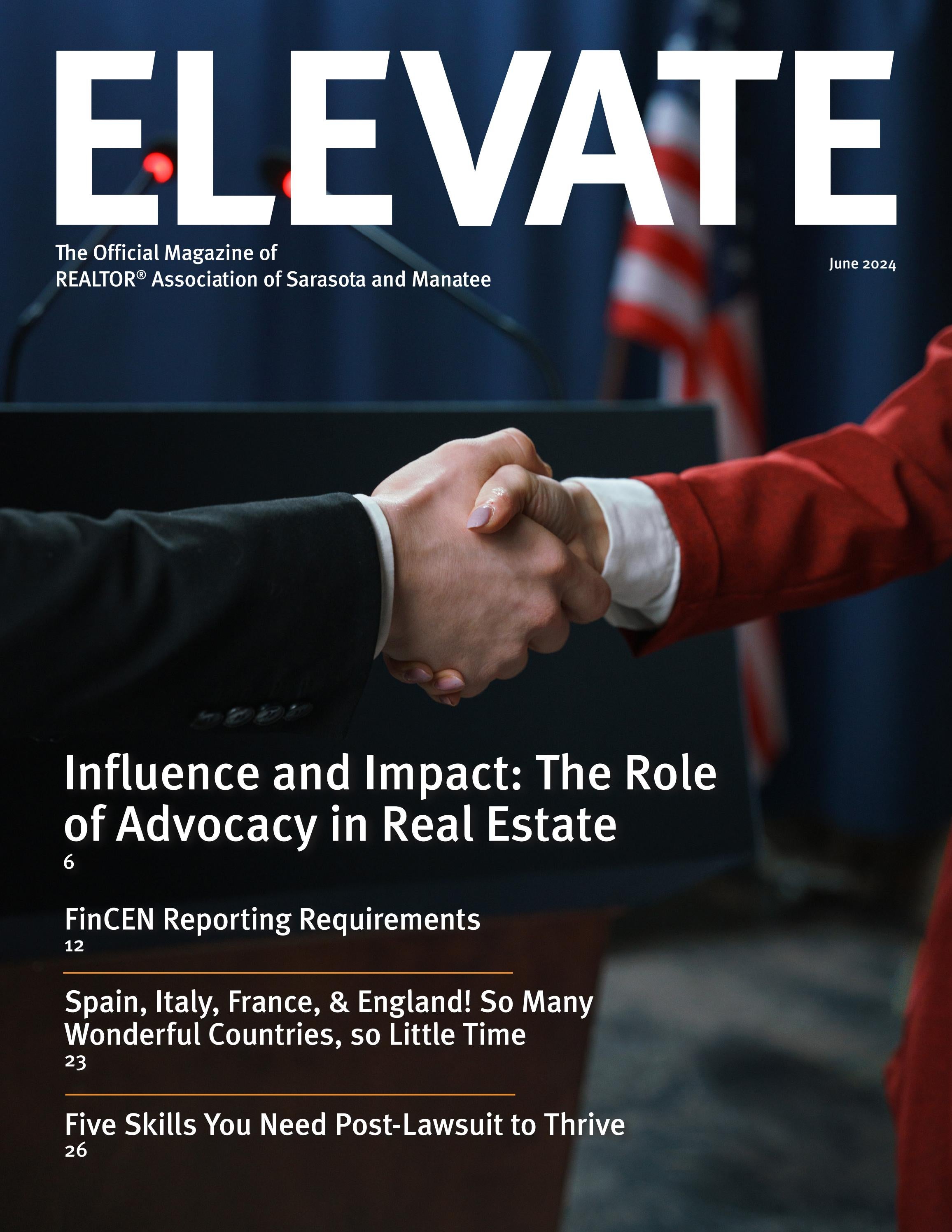 ELEVATE Magazine - RASM - June 2024 Issue by REALTOR® Association of Sarasota and Manatee - Issuu