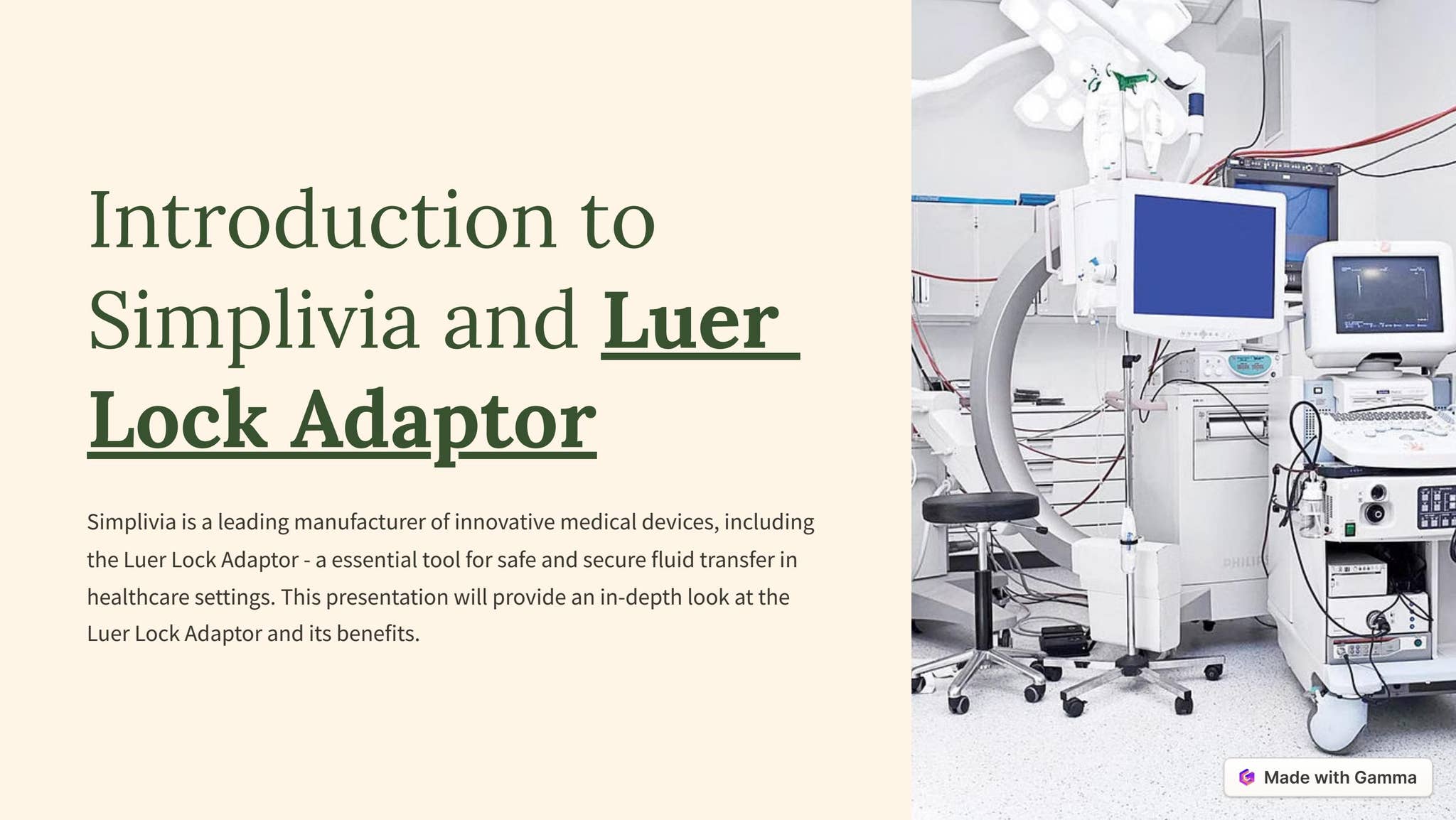 Introduction to Simplivia and Luer Lock Adaptor by Simplivia - Issuu