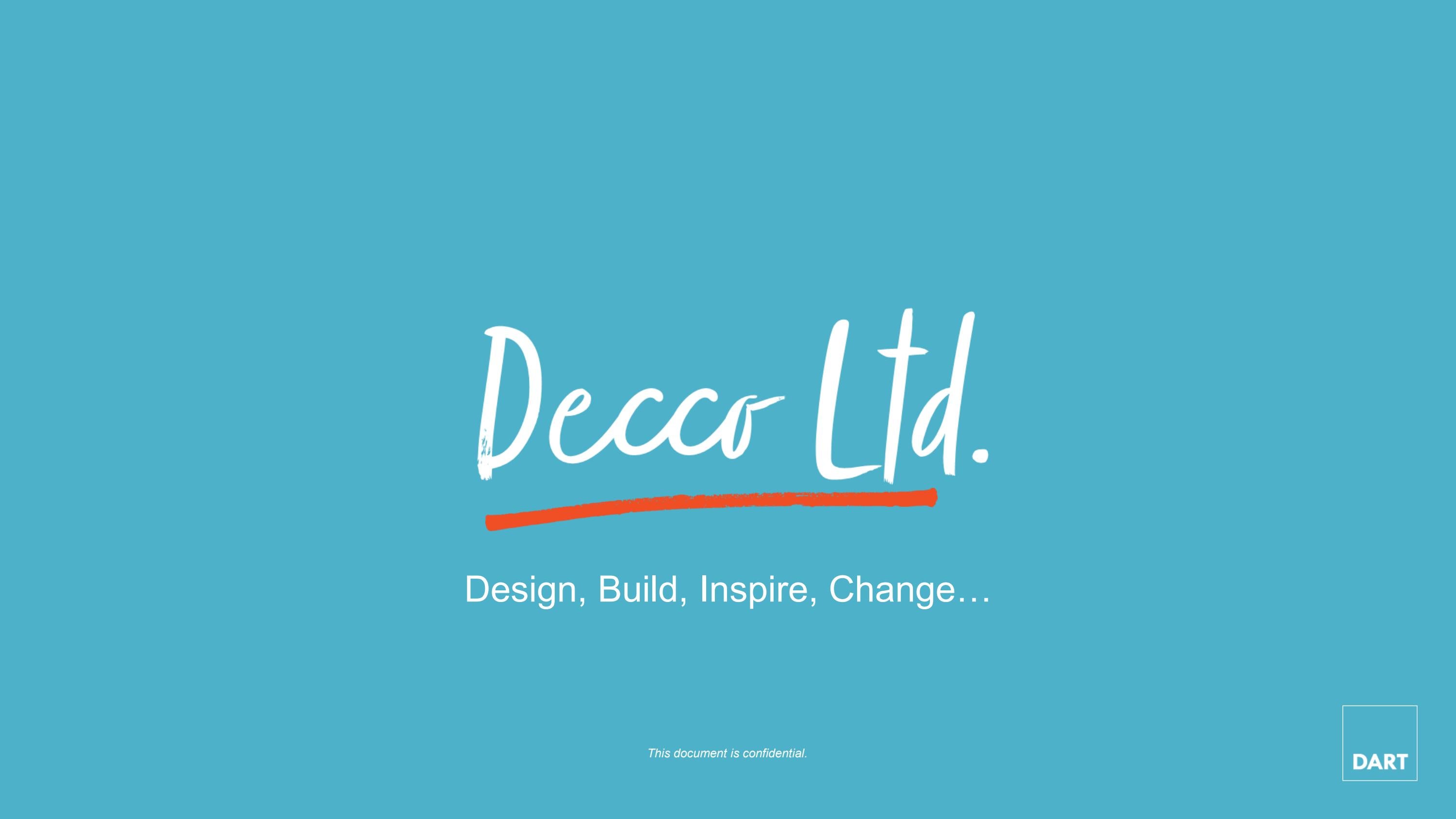 Decco Ltd. Design, Build, Inspire, Change by dart.ky - Issuu