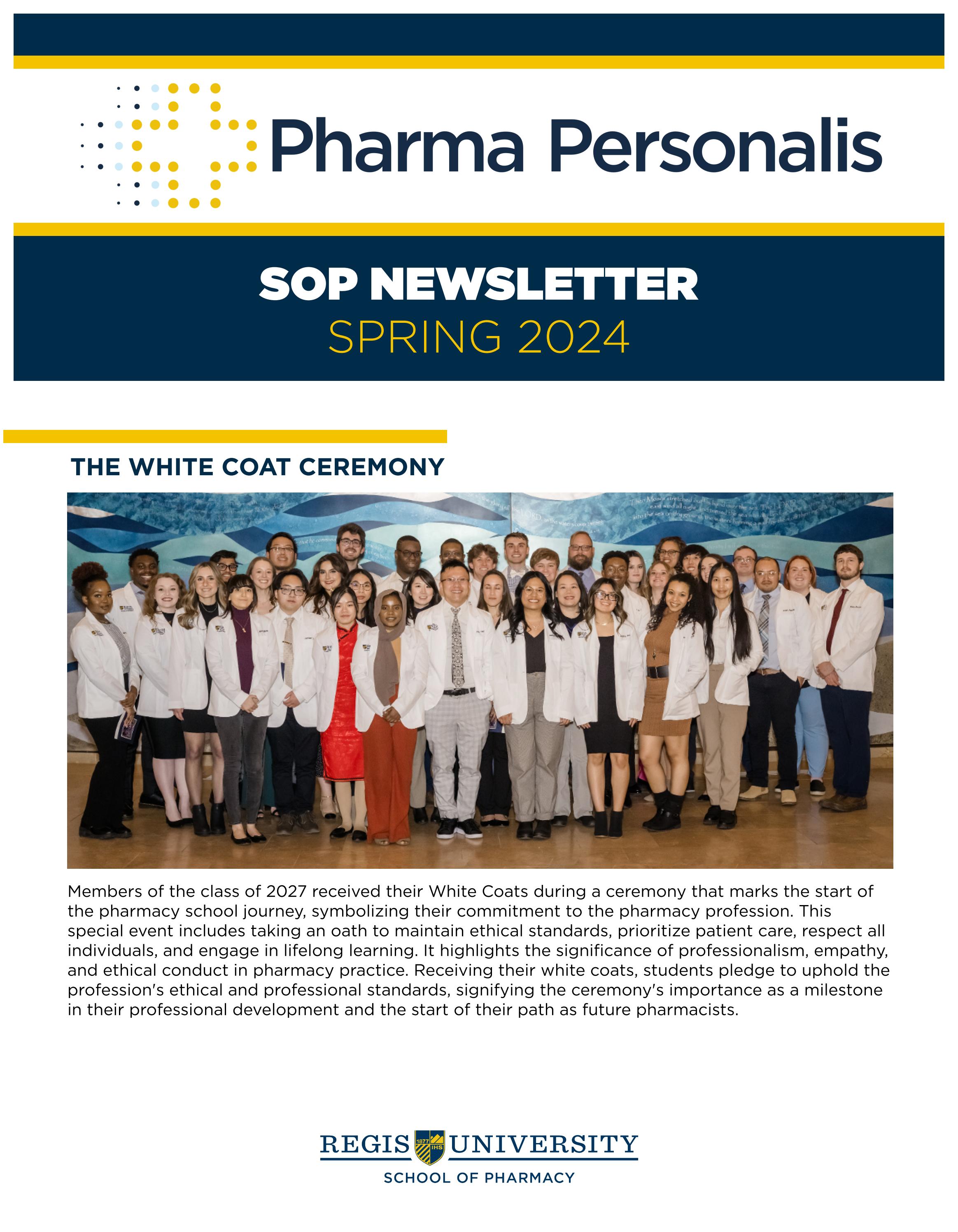 SOP Spring 2024 Newsletter by Regis University - Issuu