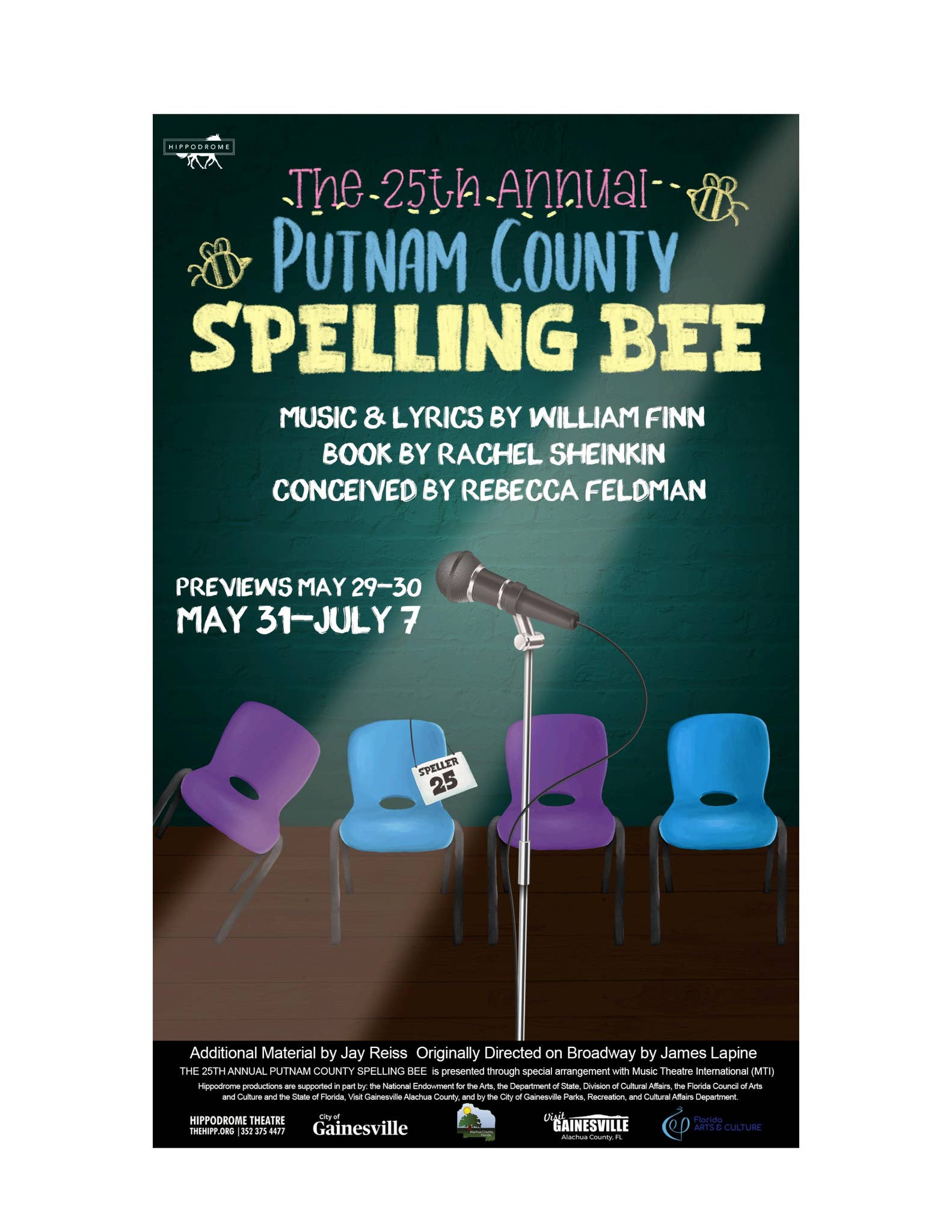 The 25th Annual Putnam County Spelling Bee Mobile Playbill by ...