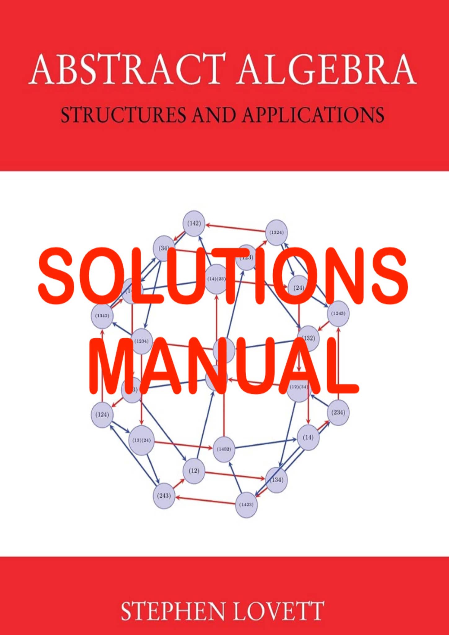 SOLUTIONS MANUAL for Abstract Algebra Structures and Applications, 1e ...