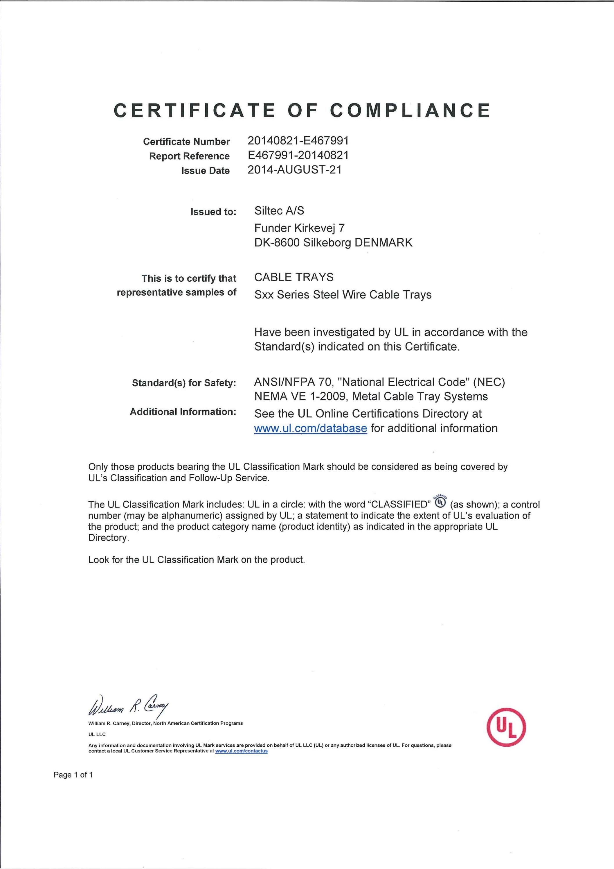 Ul Certificates By Siltec Issuu