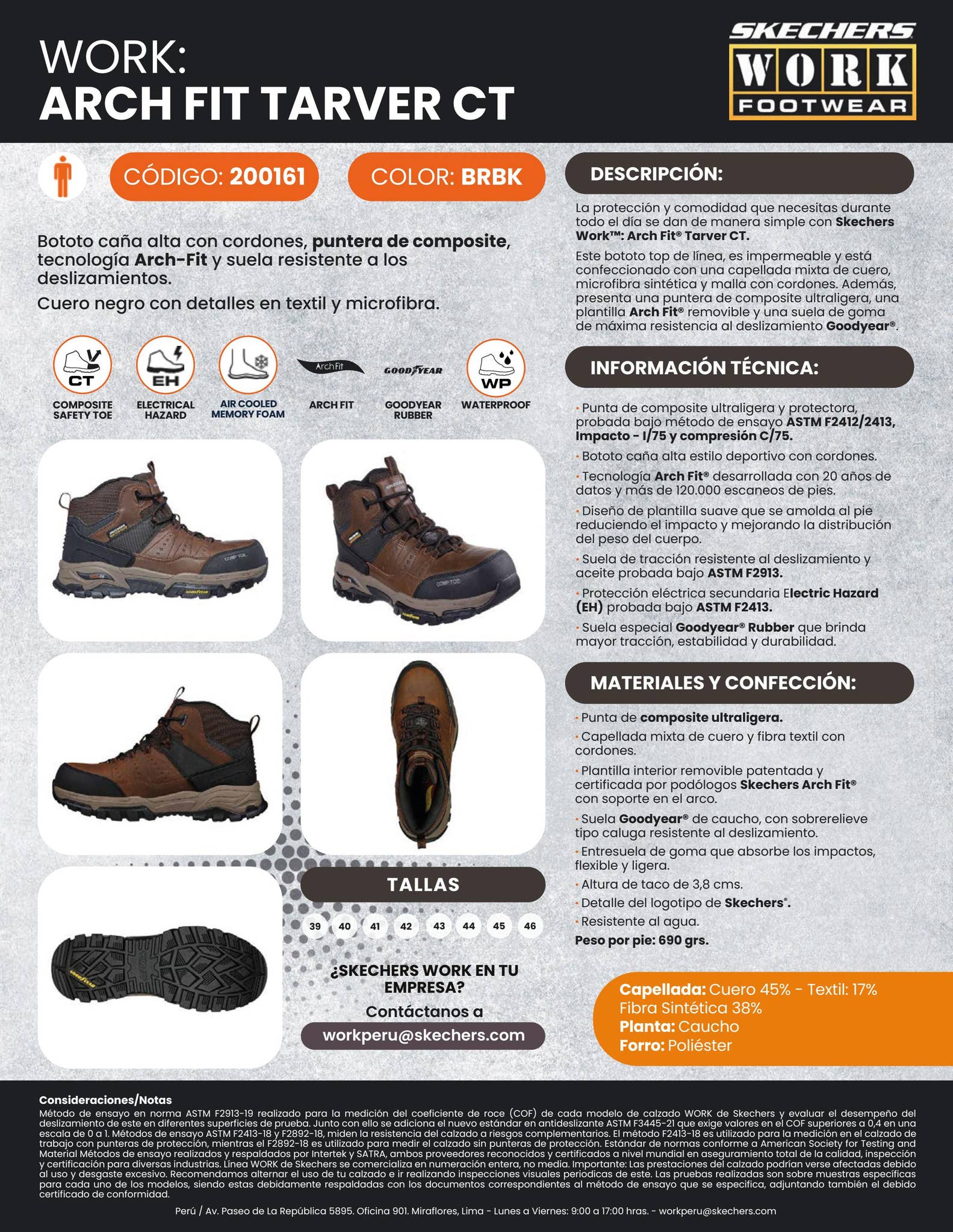 Work: Arch Fit Tarver CT (200161-BRBK) by skechersperu - Issuu