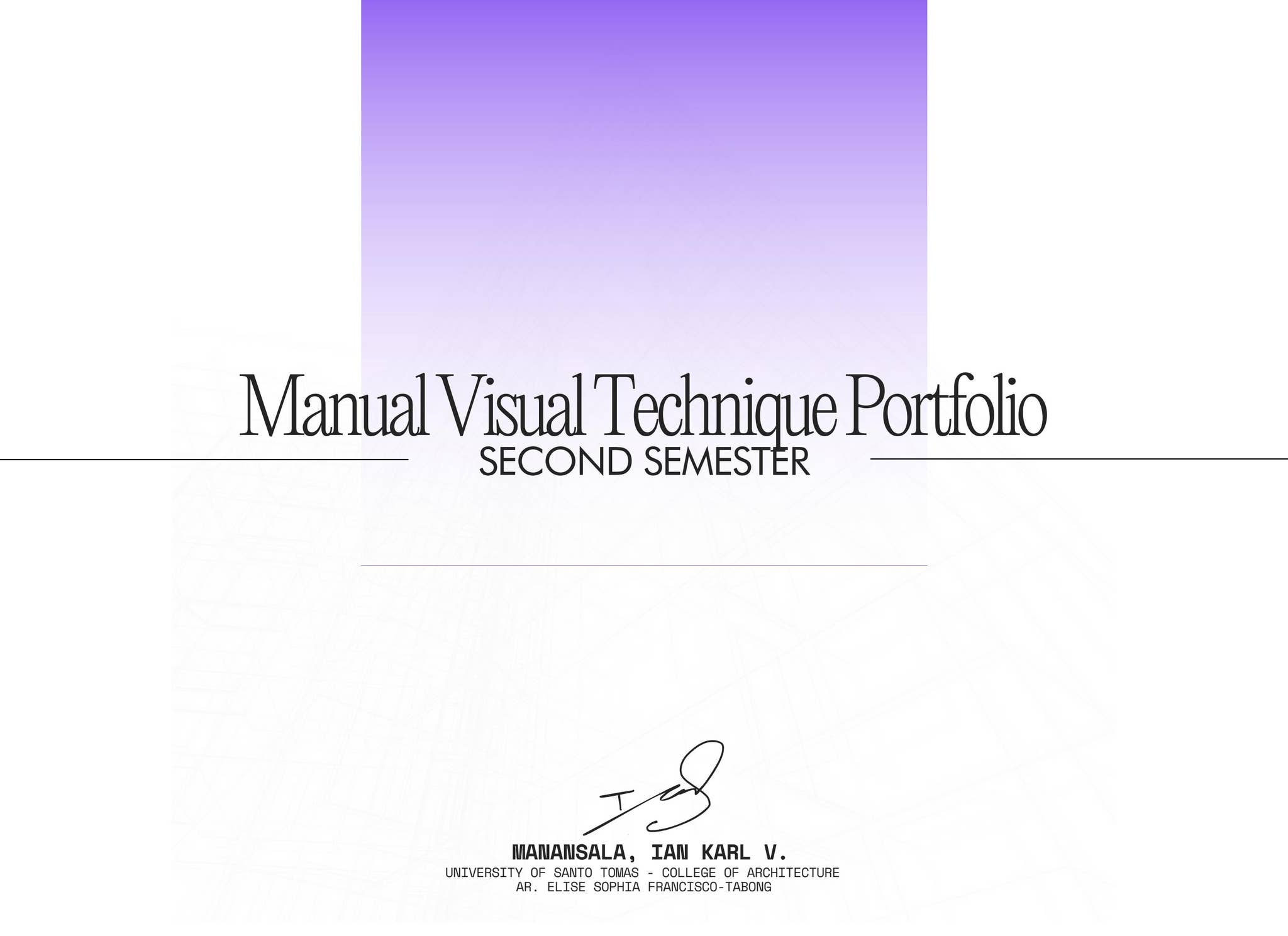 Manual Visual Technique 02 Portfolio by Ian Karl V. MANANSALA - Issuu