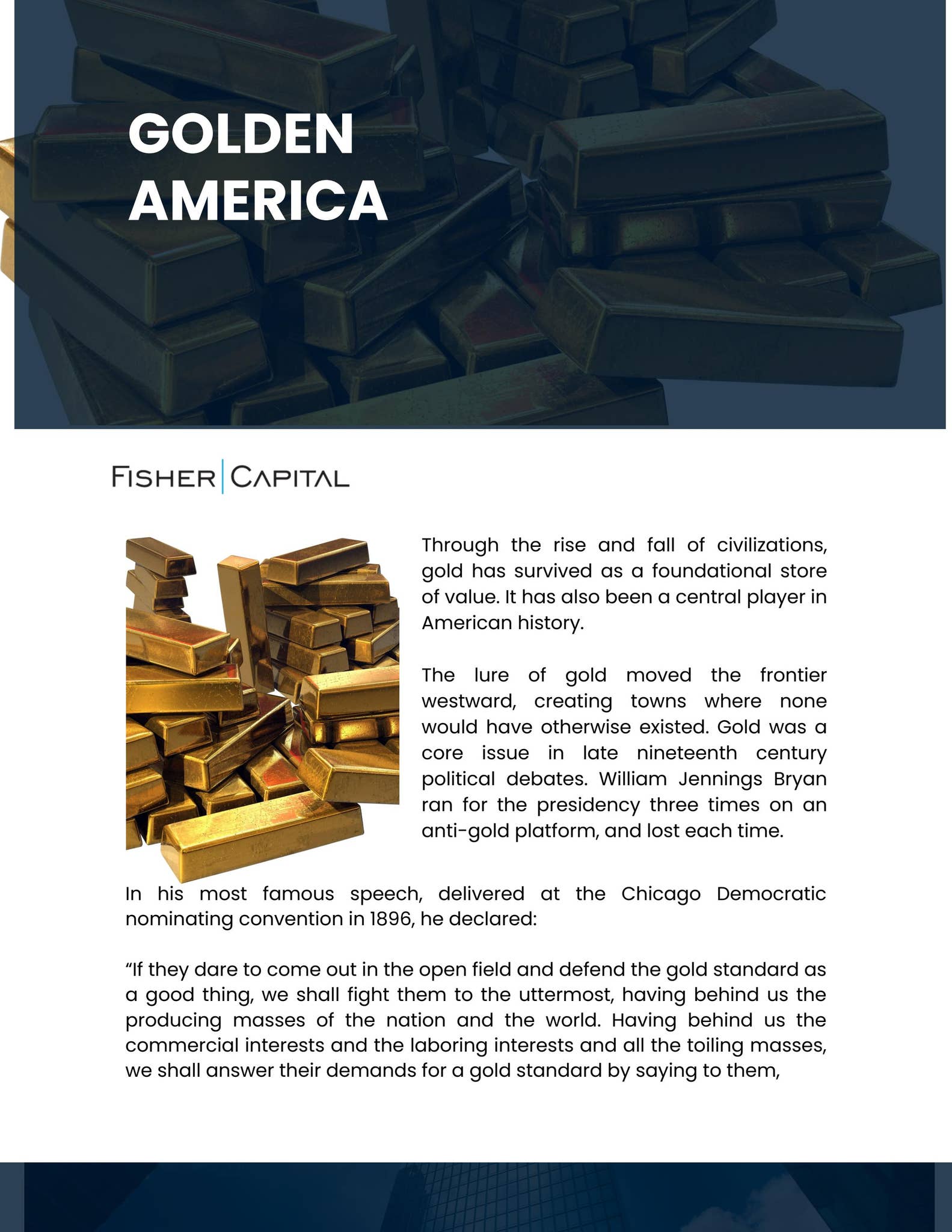 Golden America by Fisher Capital - Issuu