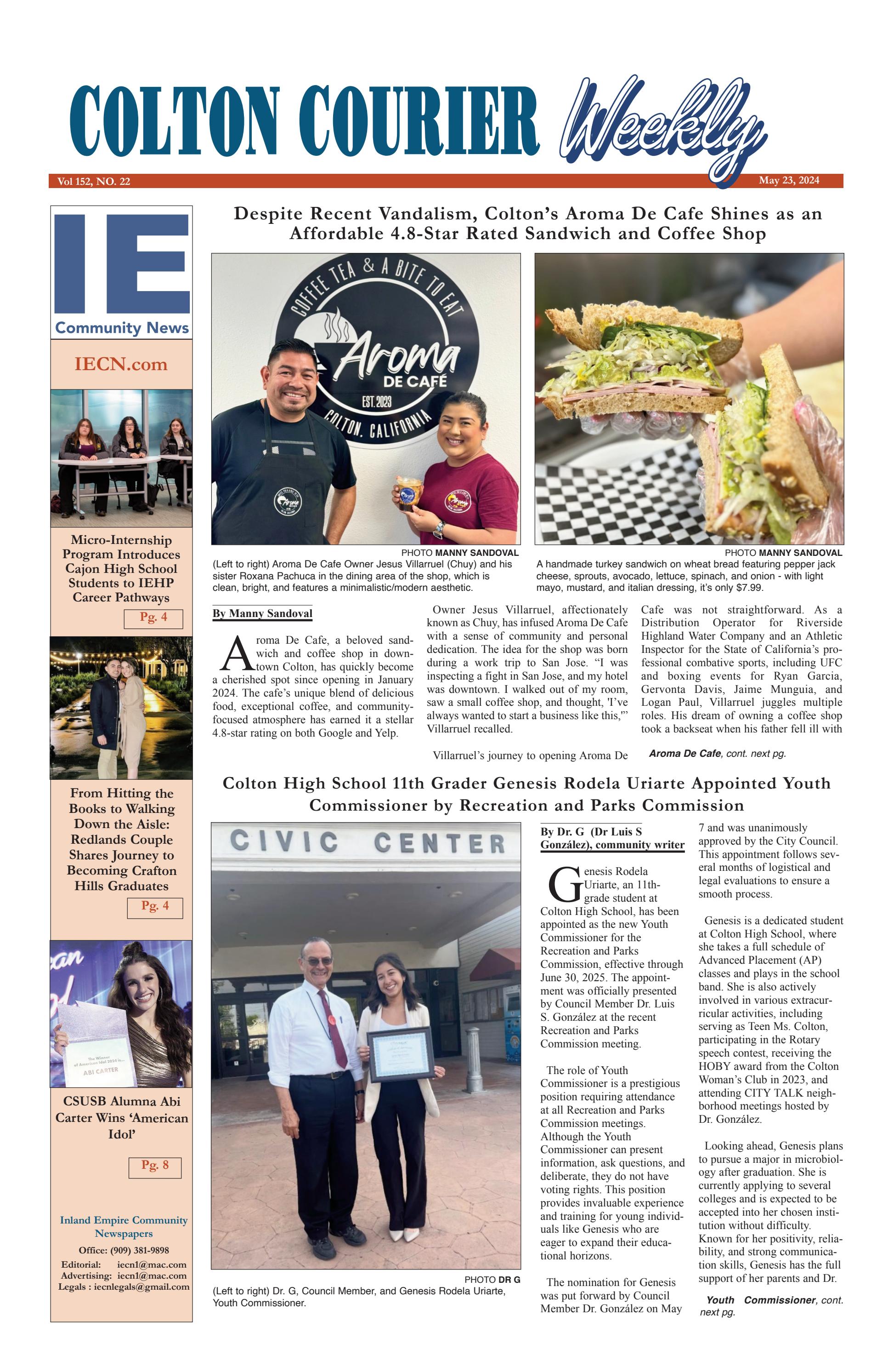 *Colton Courier 05/23/24 by IECN - Issuu