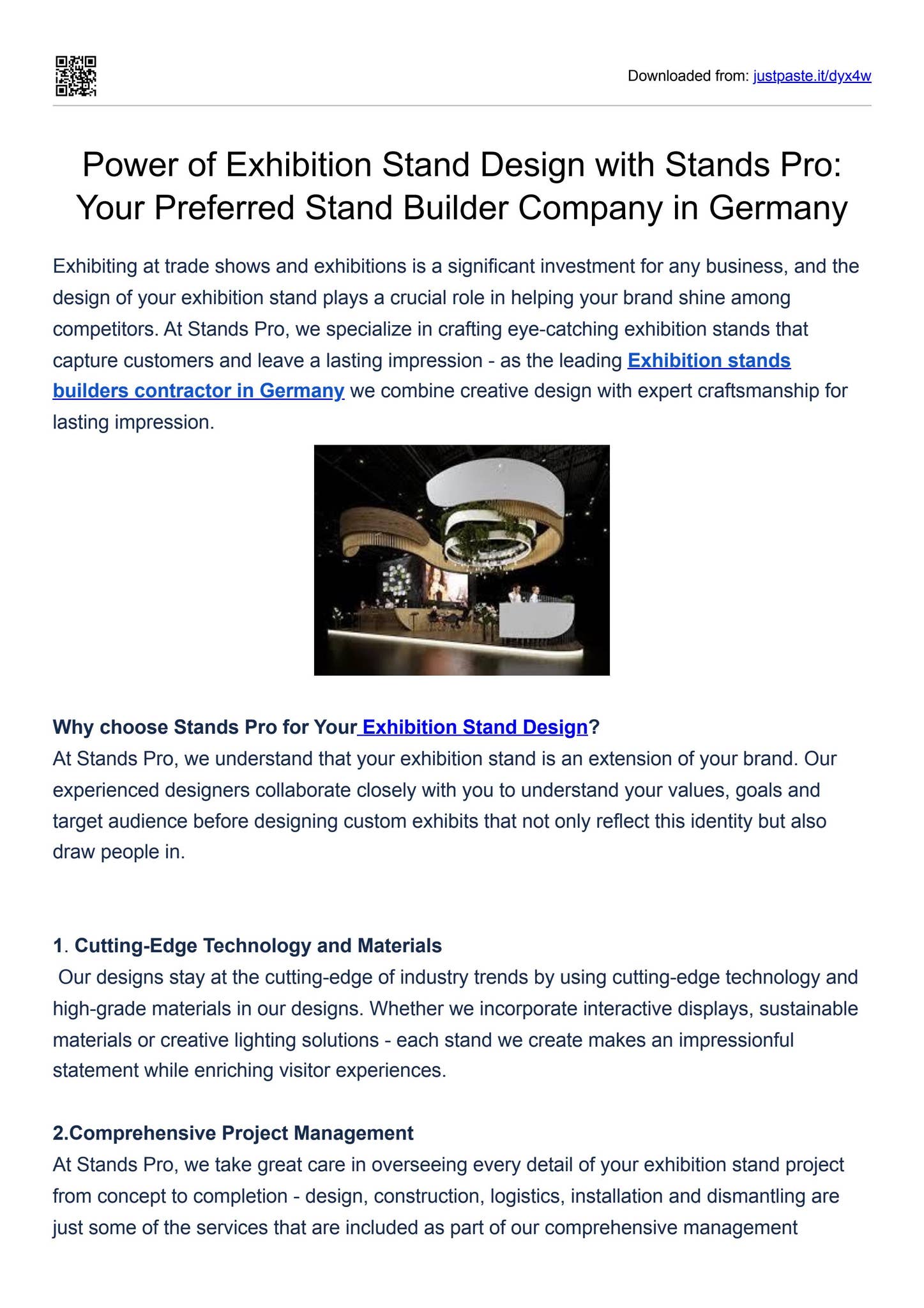 Power of Exhibition Stand Design with Stands Pro: Your Preferred Stand ...