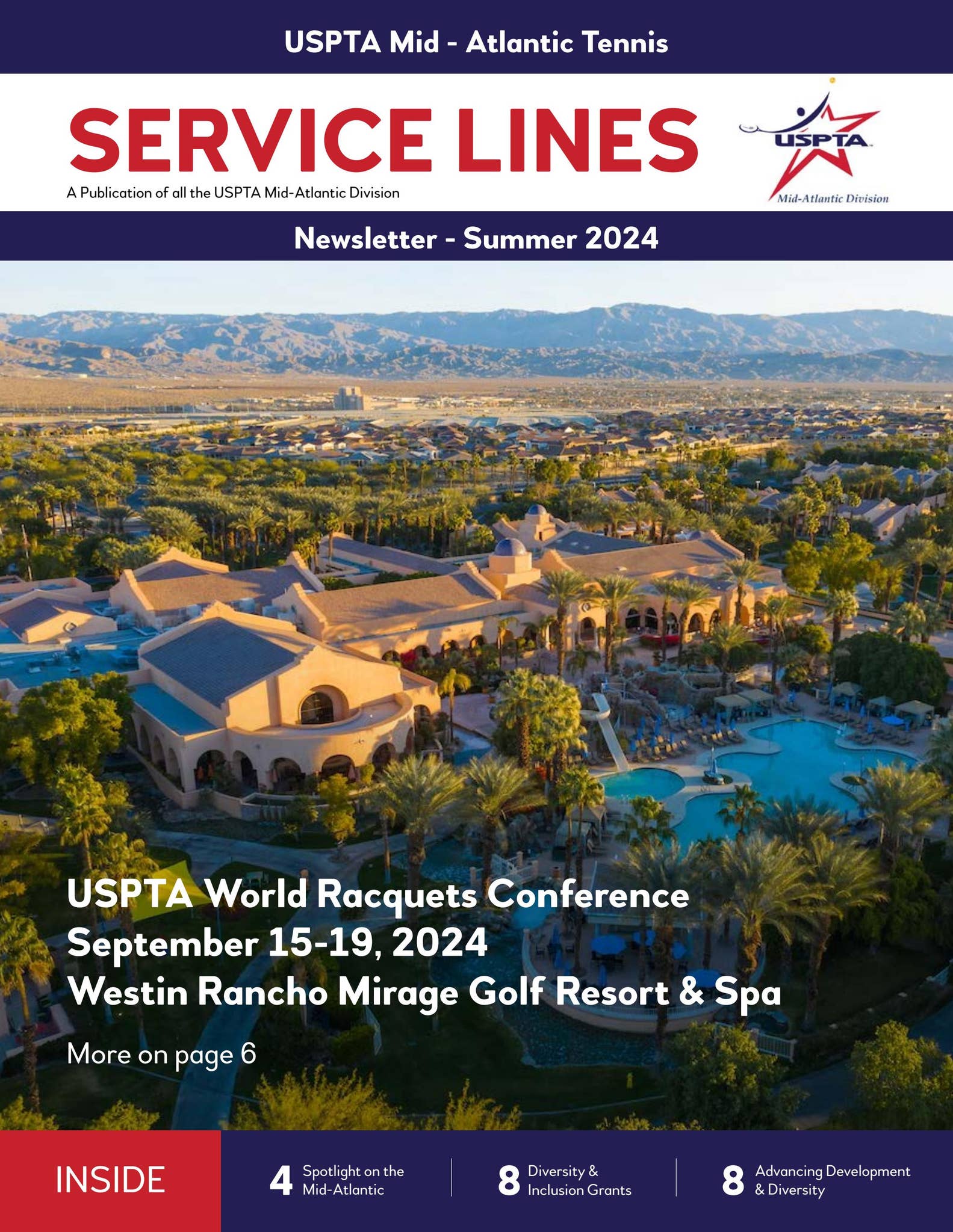 USPTA Mid-Atlantic Service Lines - Summer 2024 by RSPA - Issuu