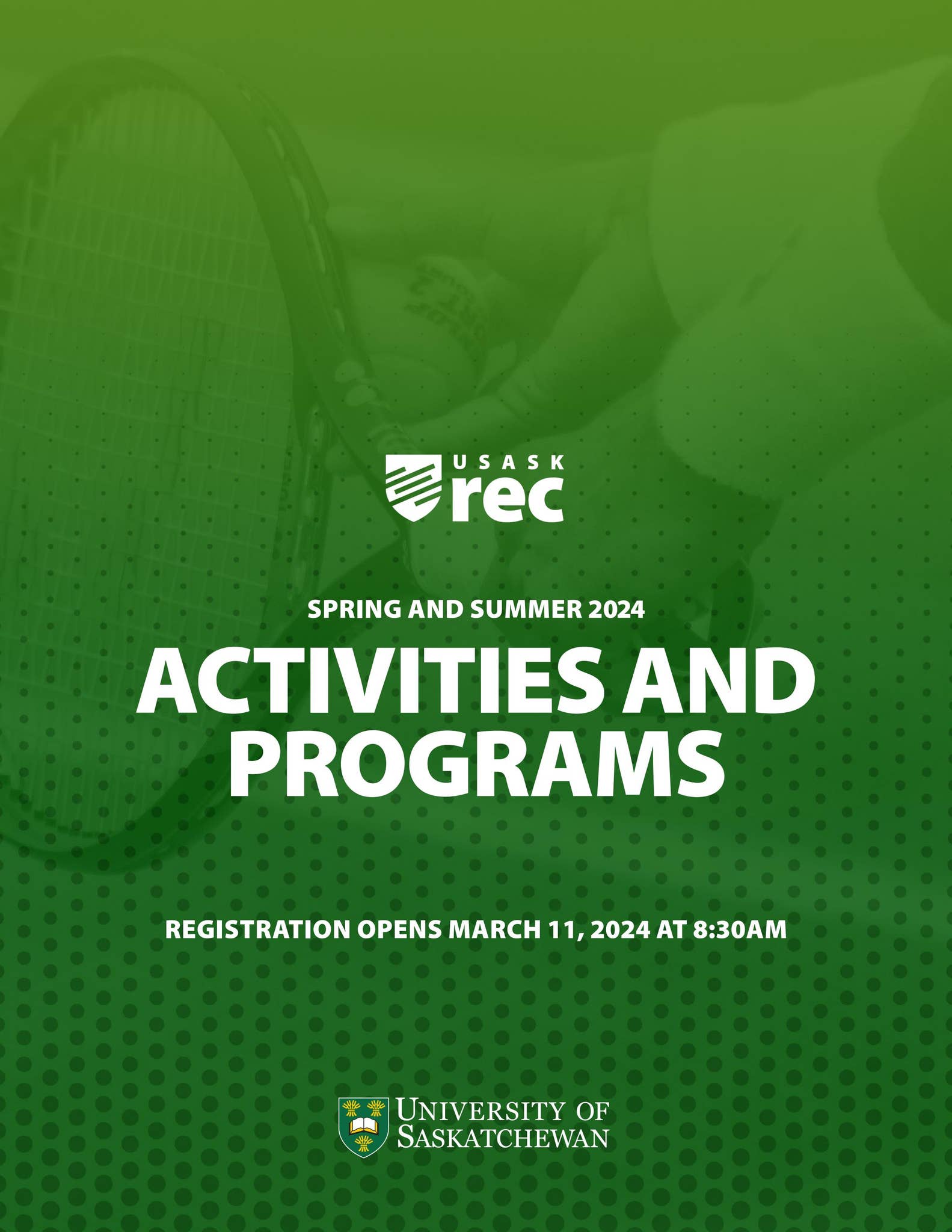 2024 Spring and Summer USask Rec Activities Guide by USask Kinesiology ...