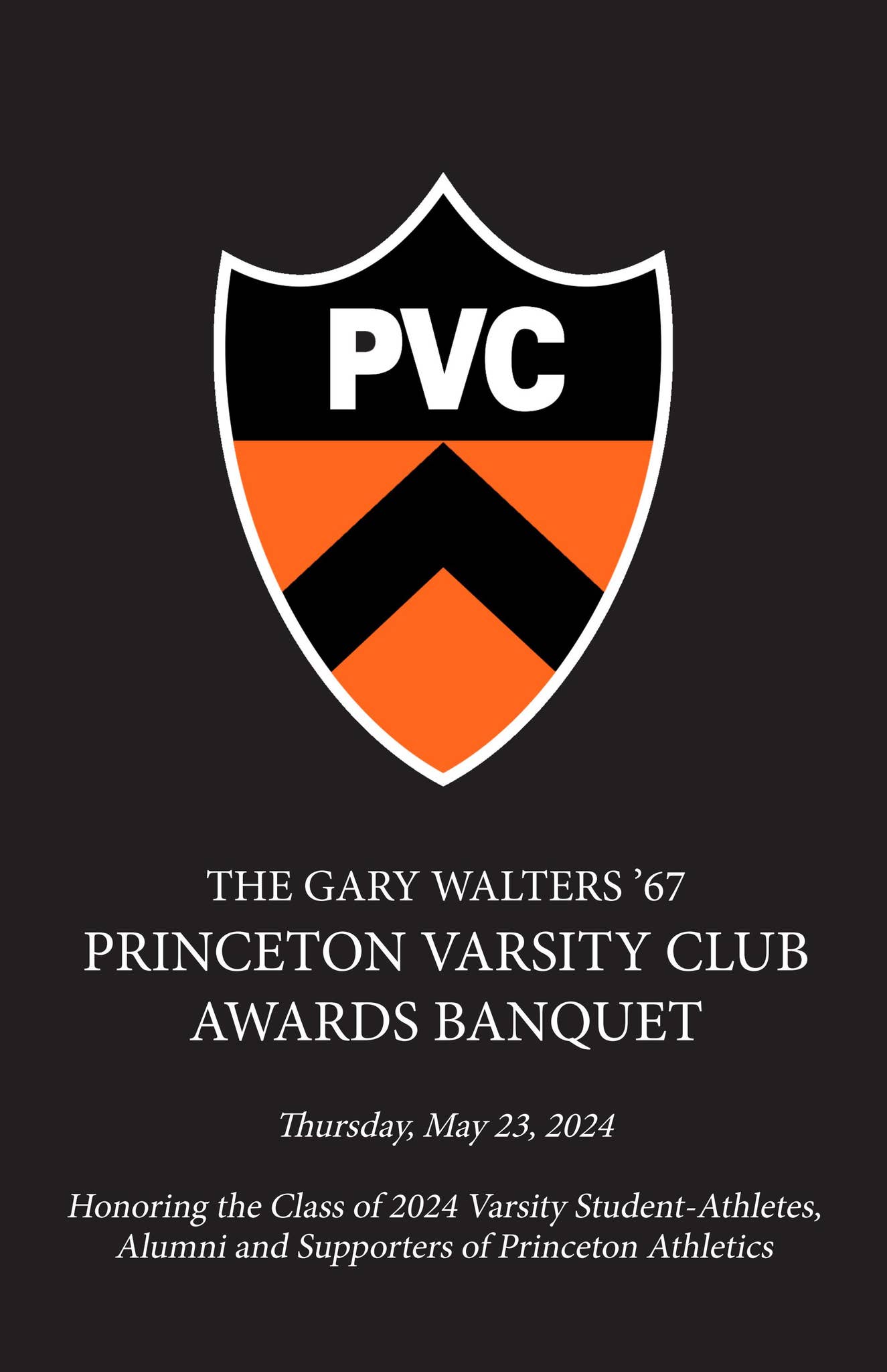 2024 Gary Walters '67 PVC Awards Banquet_Event Program by Princeton ...