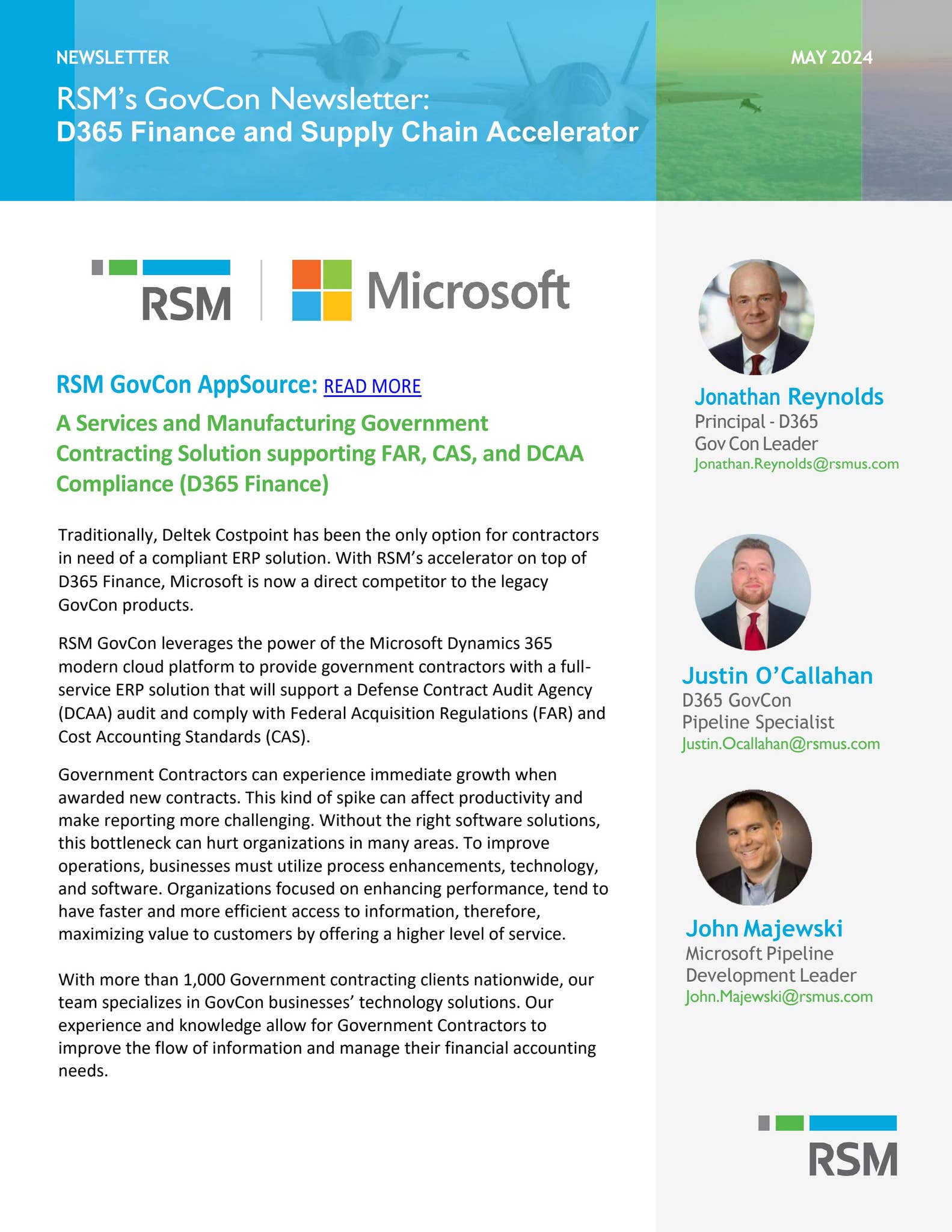 RSM Gov Con - May Newsletter by justin.ocallahan - Issuu