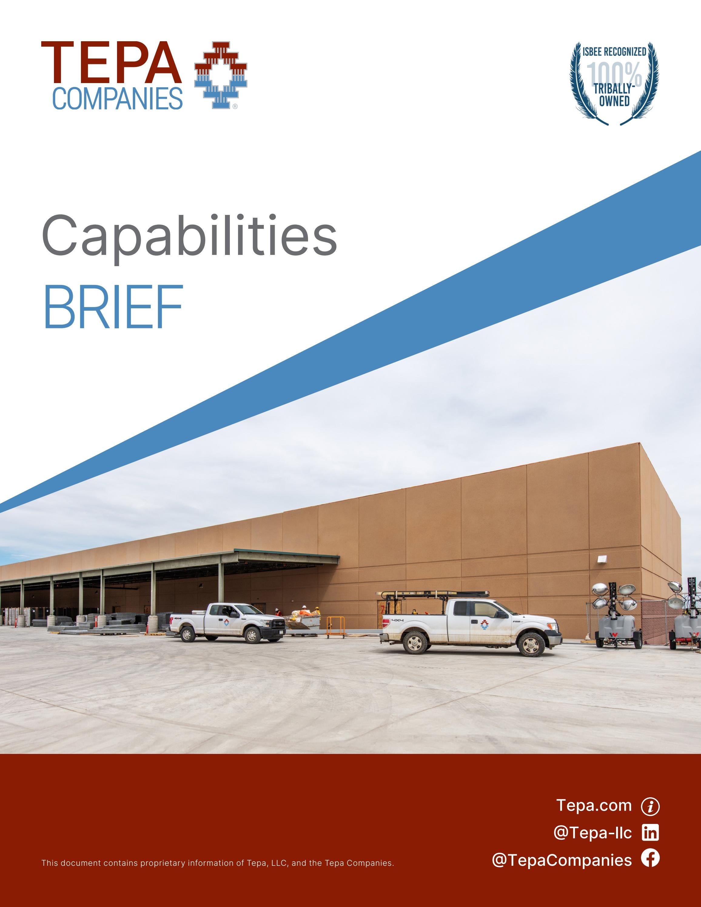 Tepa Construction Capabilities Brief (DoD) by Tepa Companies - Issuu