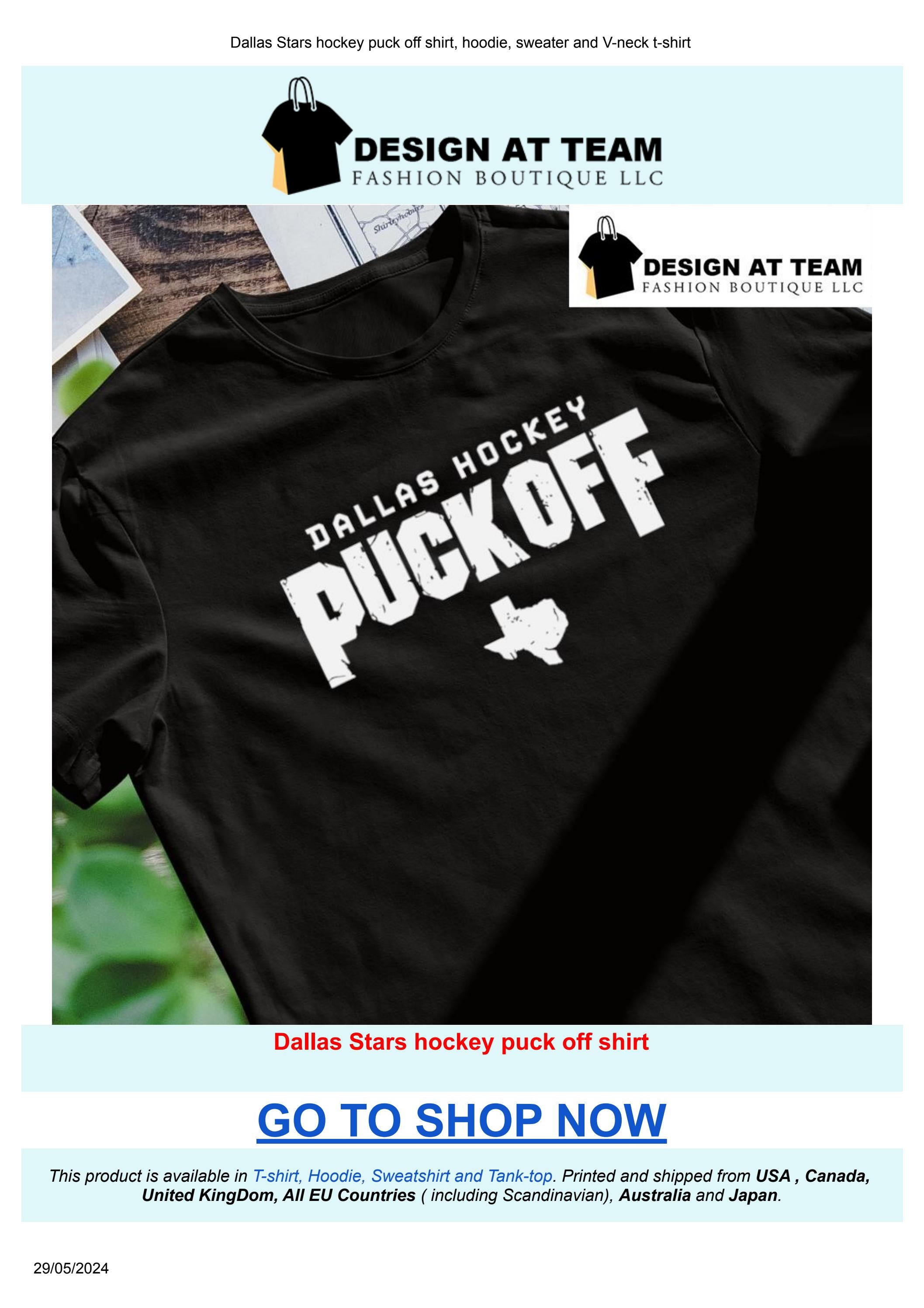 Dallas Stars hockey puck off shirt by Design AT Shop - Issuu