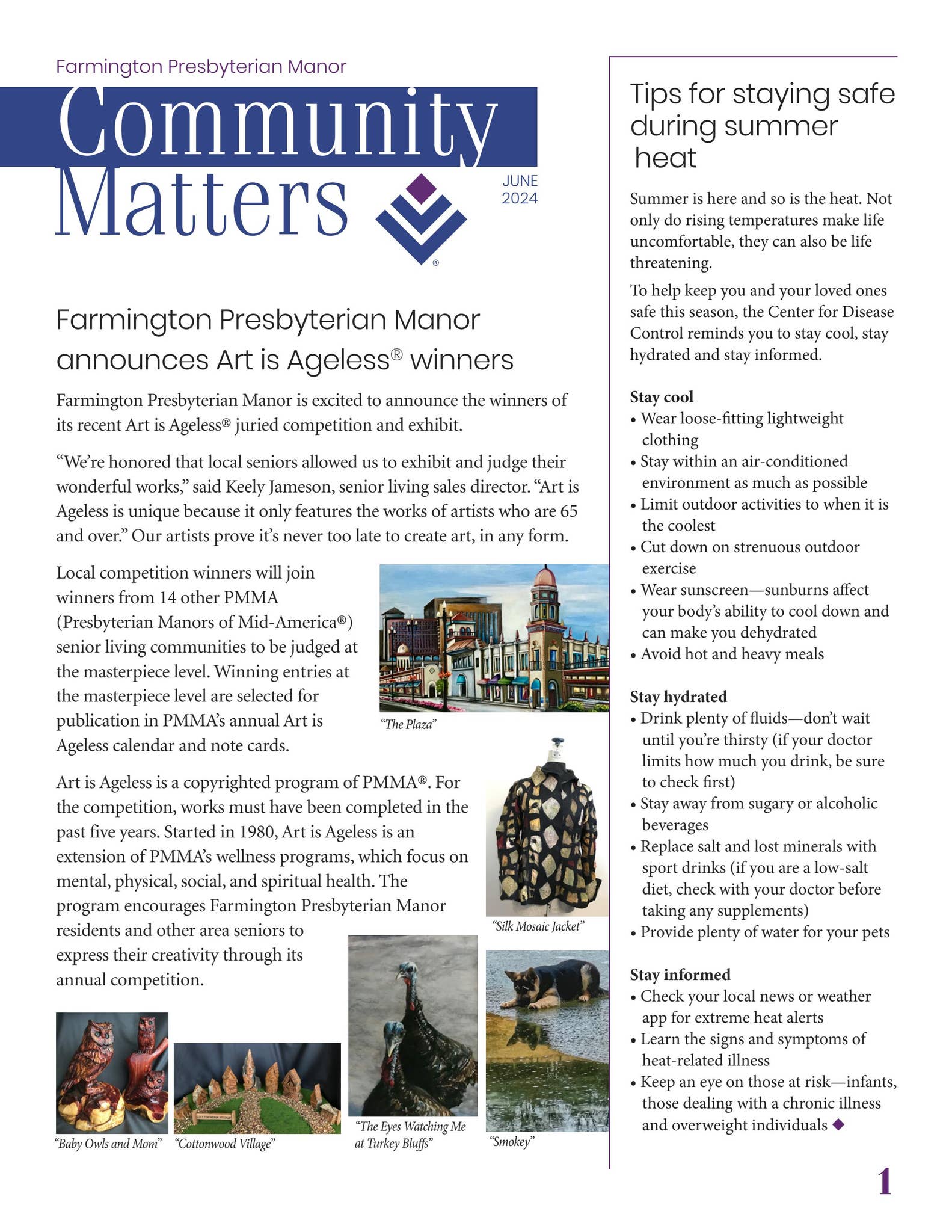 Farmington Community Matters – June 2024 by Presbyterian Manors of Mid ...