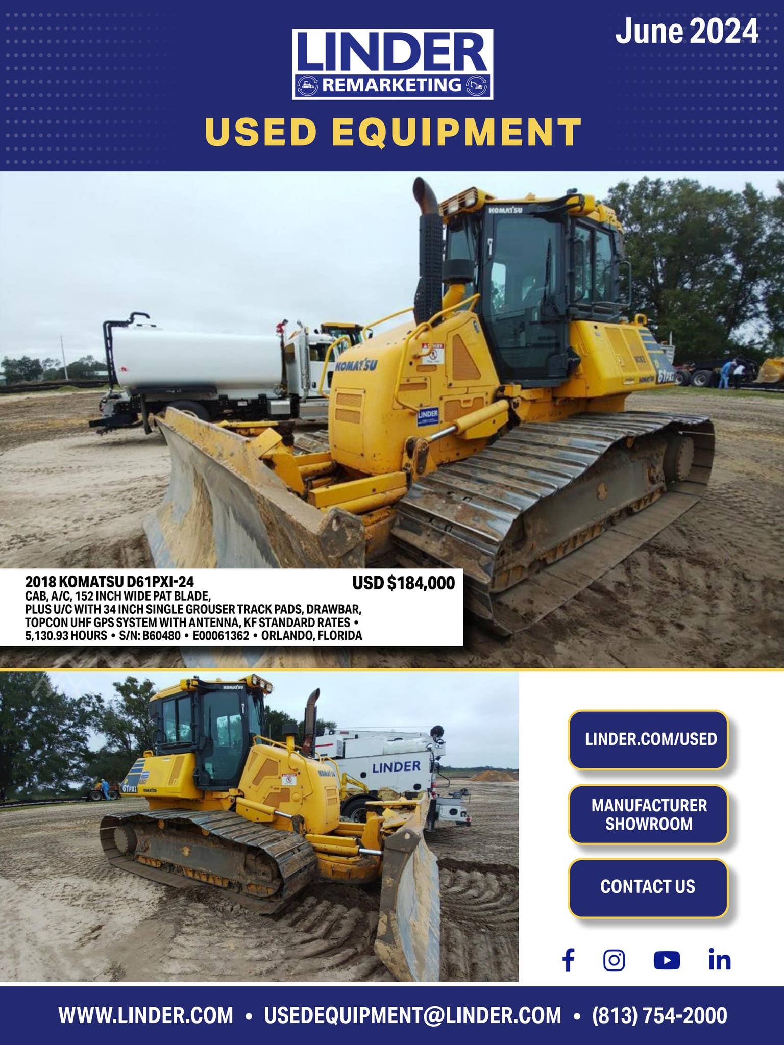 Linder Used Equipment June 2024 by Construction Publications, Inc - Issuu