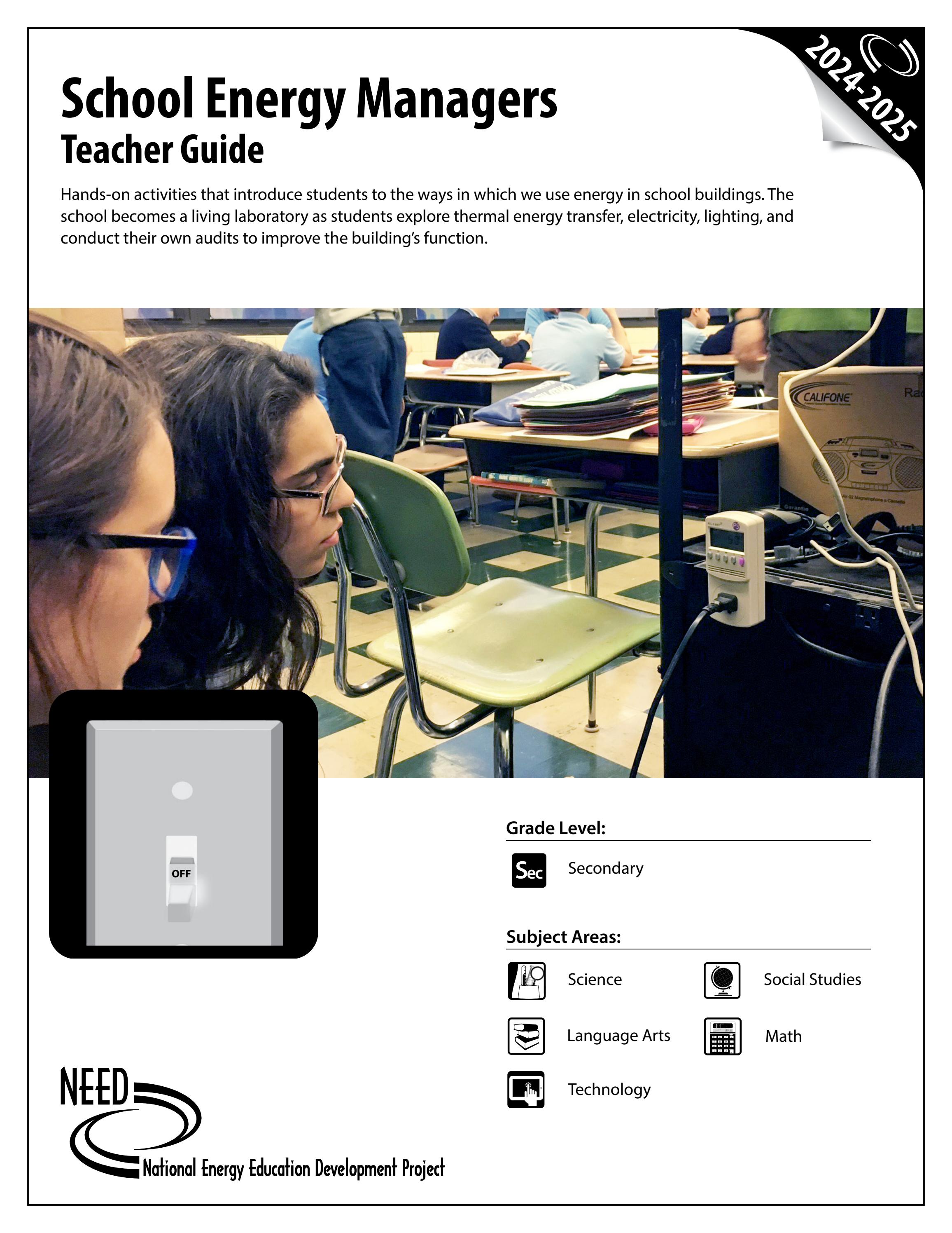 School Energy Managers - Teacher Guide by NEED Project - Issuu