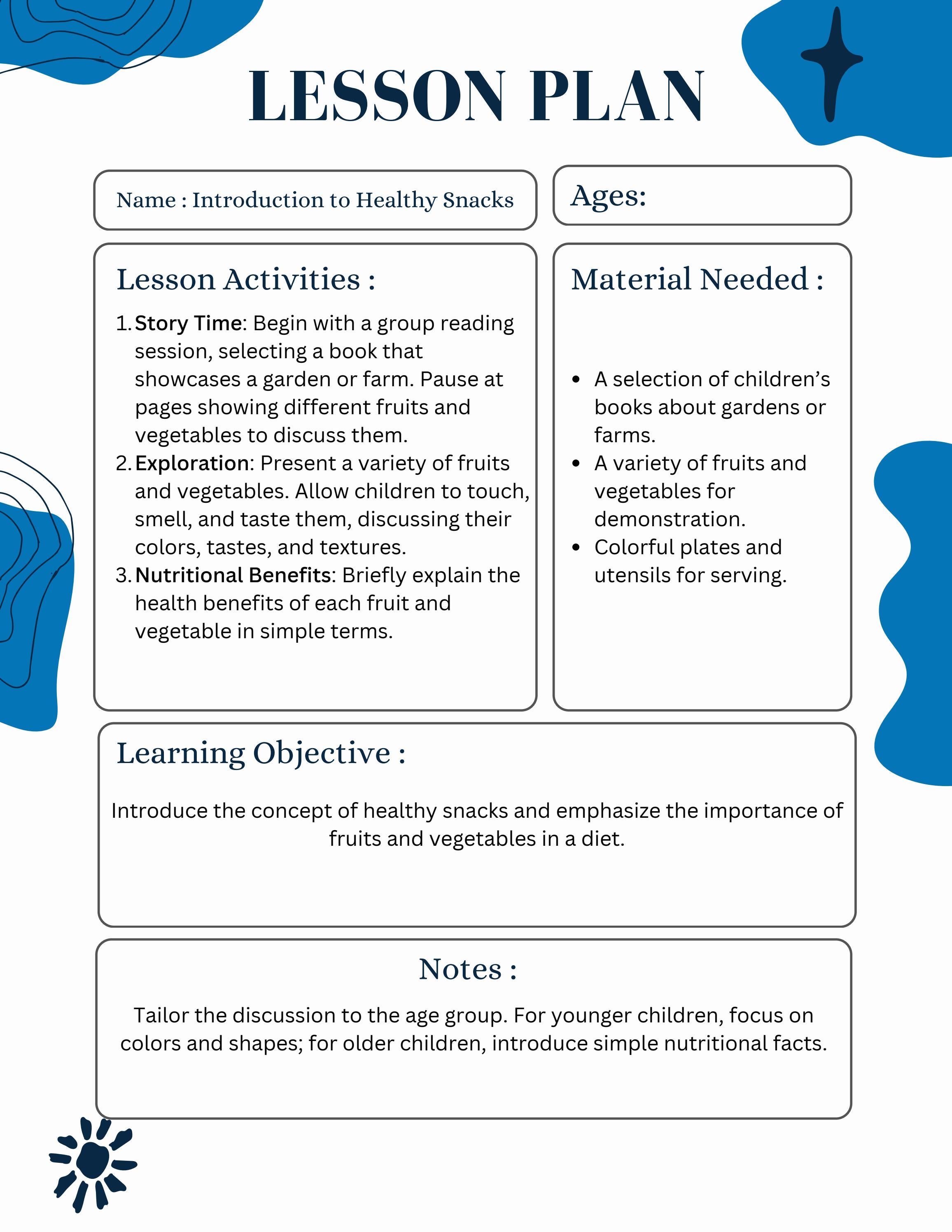 KidKare Lesson Plans by KidKare by Minute Menu - Issuu