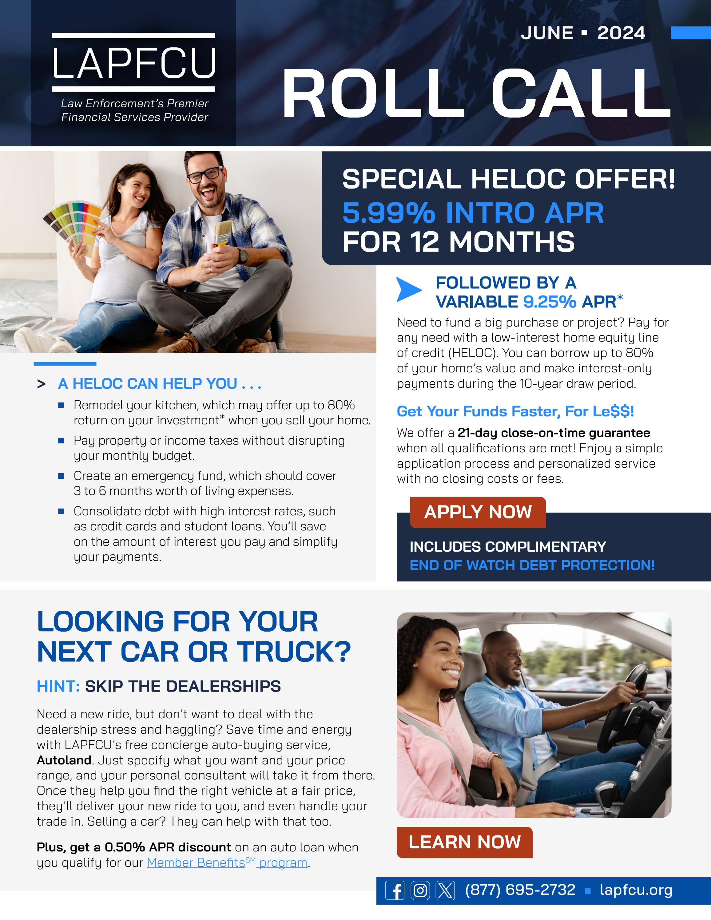 LAPFCU JUNE Roll Call by lapfcu - Issuu